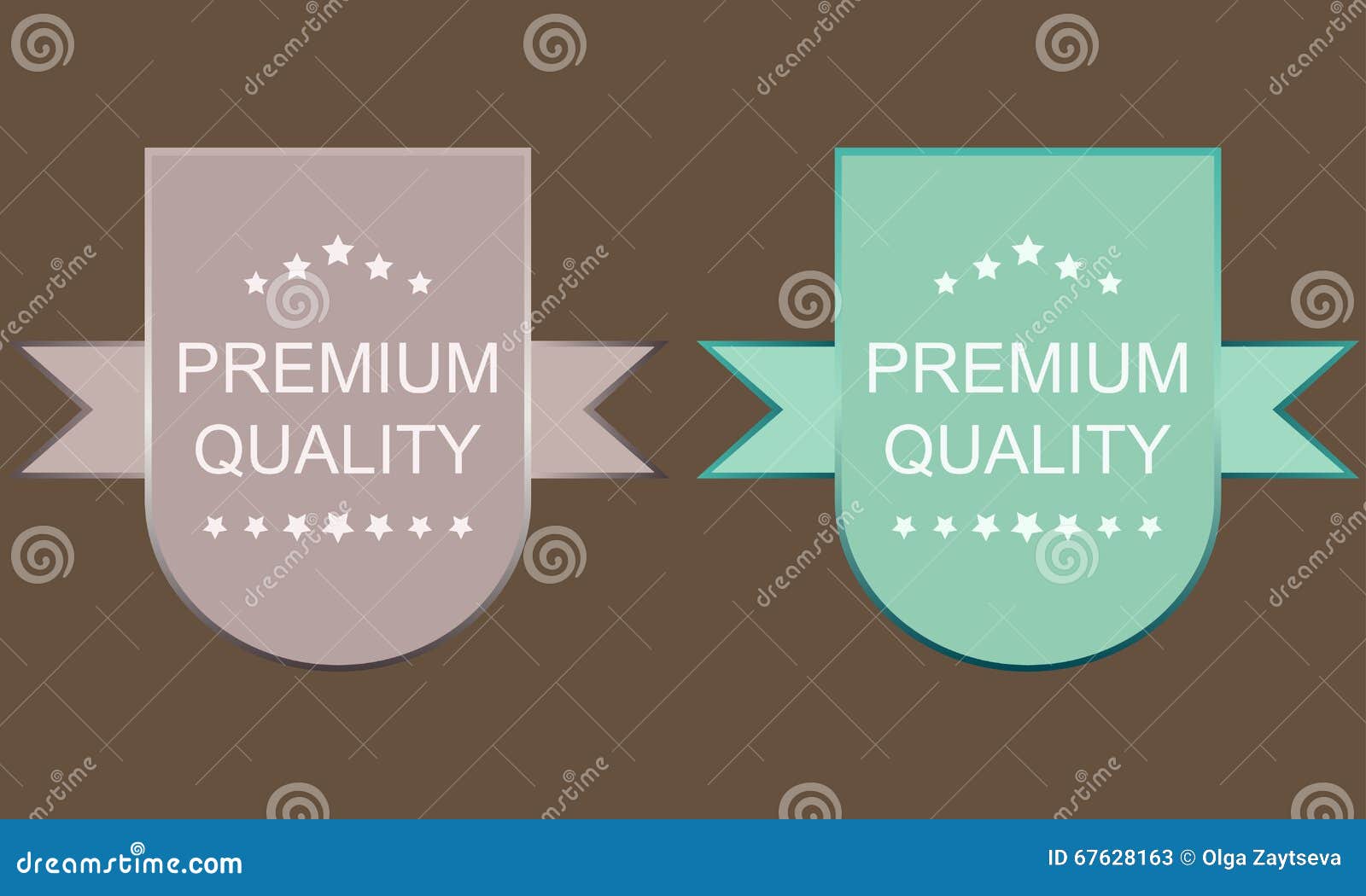 Set of Premium and Quality Labels Stock Vector - Illustration of ...