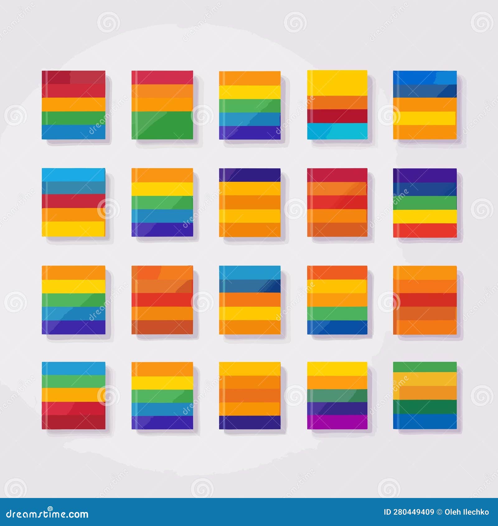 LGBTQ Stickers Set With Hand Lettering. Pride Month Hand Drawn Icons ...