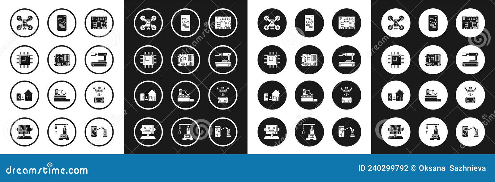 Set Printed Circuit Board Pcb Processor With Microcircuits Cpu Drone Flying Action Camera
