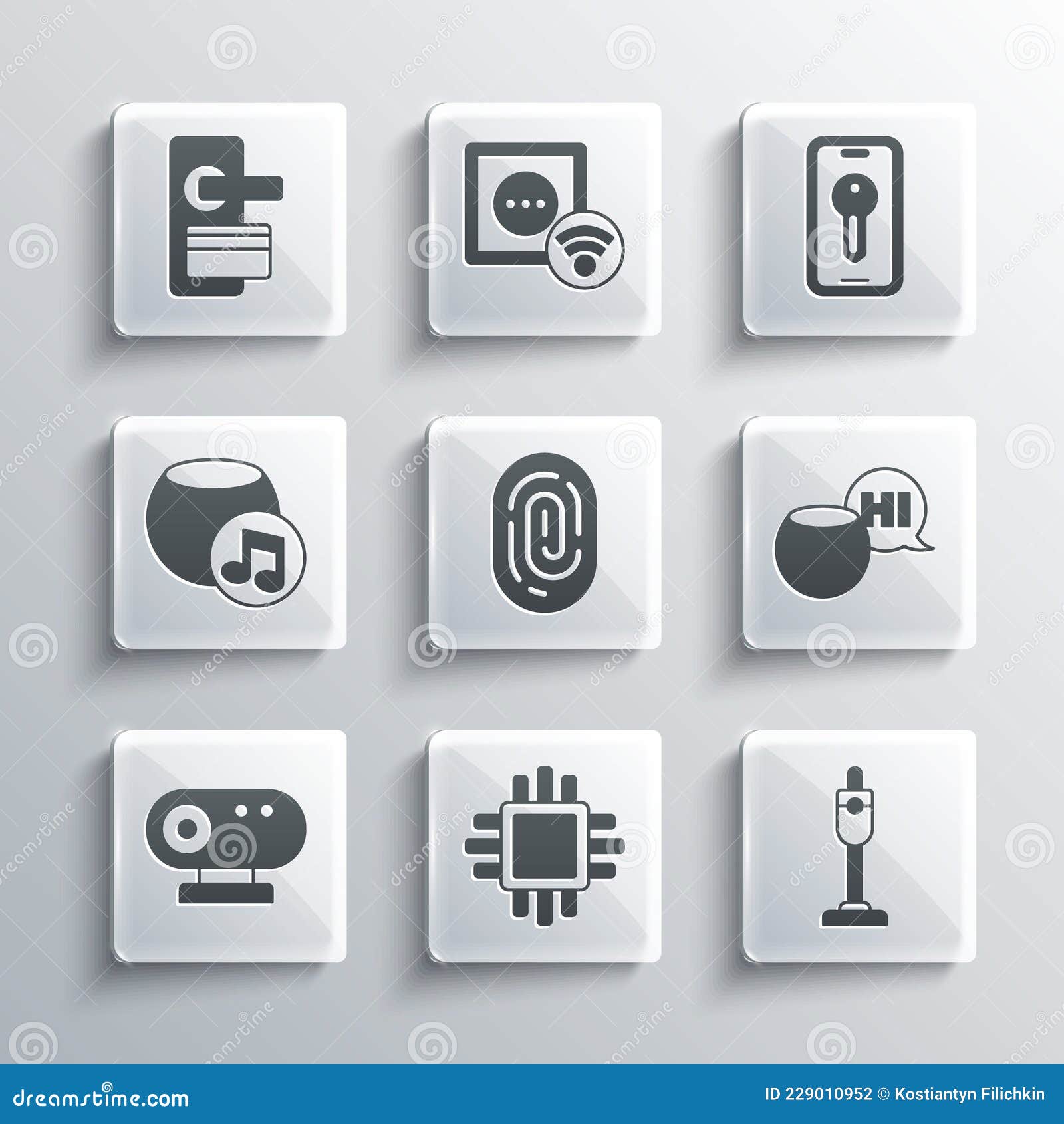 Set Processor with CPU, Vacuum Cleaner, Voice Assistant, Fingerprint ... Set Processor with CPU, Vacuum Cleaner, Voice Assistant, Fingerprint ...