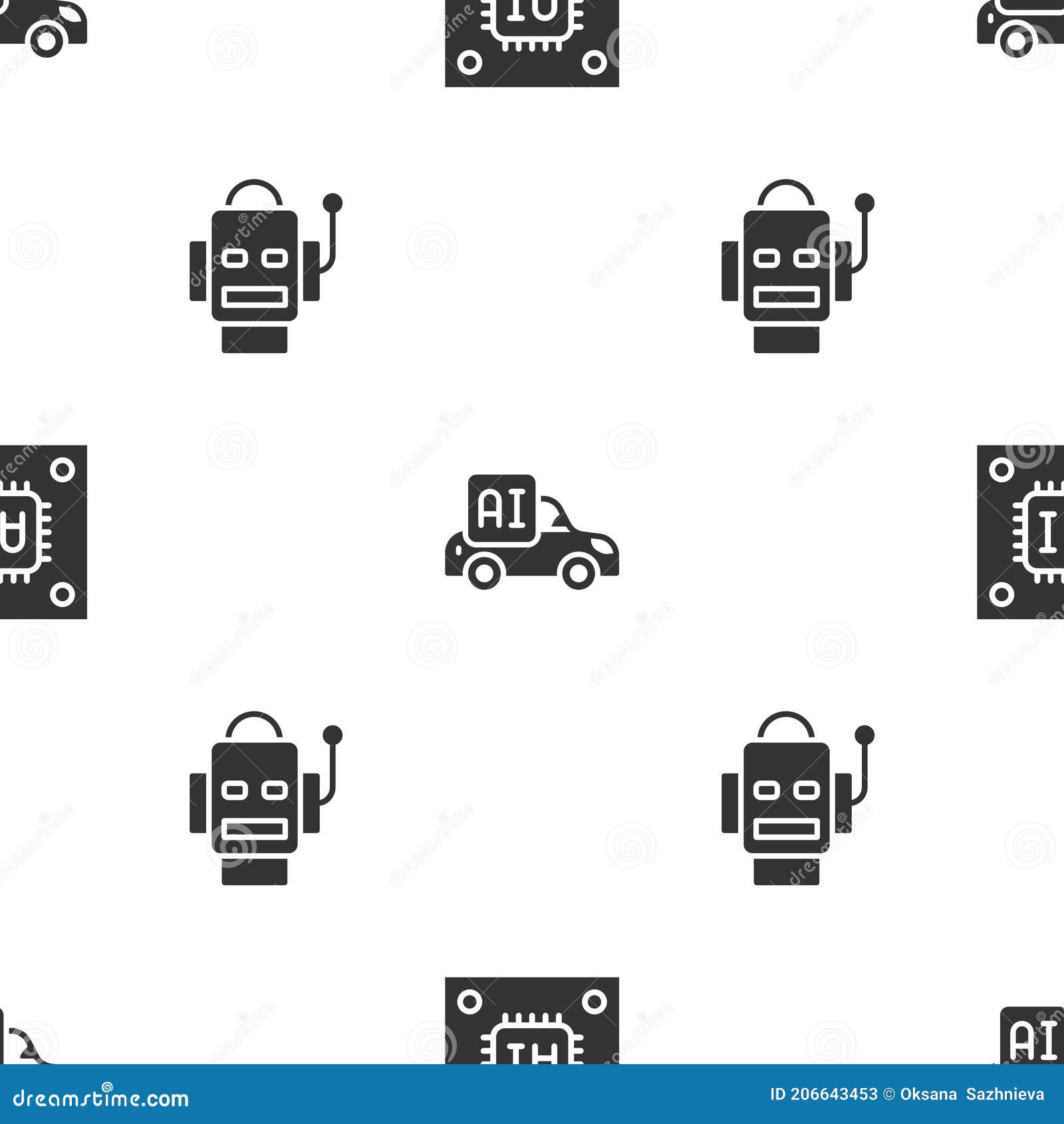 Set Processor with Microcircuits CPU, Autonomous Smart Car and Robot on ... Set Processor with Microcircuits CPU, Autonomous Smart Car and Robot on ...