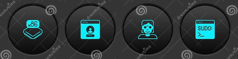 Set Processor With Microcircuits Cpu Create Account Screen Hacker 3123