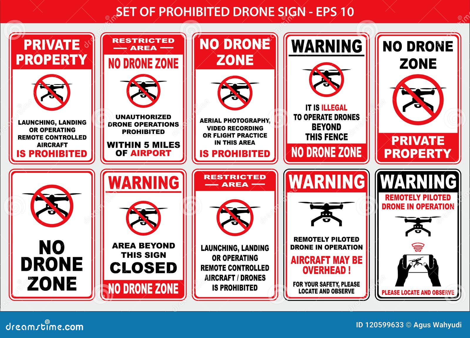 Set Of Drone Sign Label And Badges Logo Design Isolated On White ...
