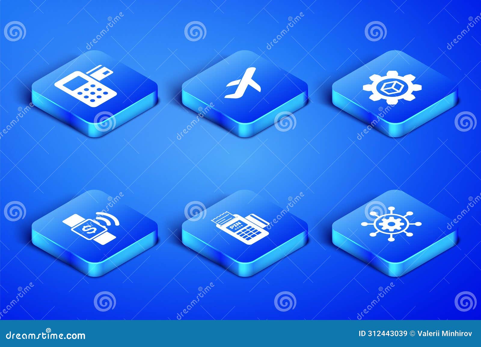 Set Project Management, Pos Terminal, POS, Contactless Payment, Plane ...