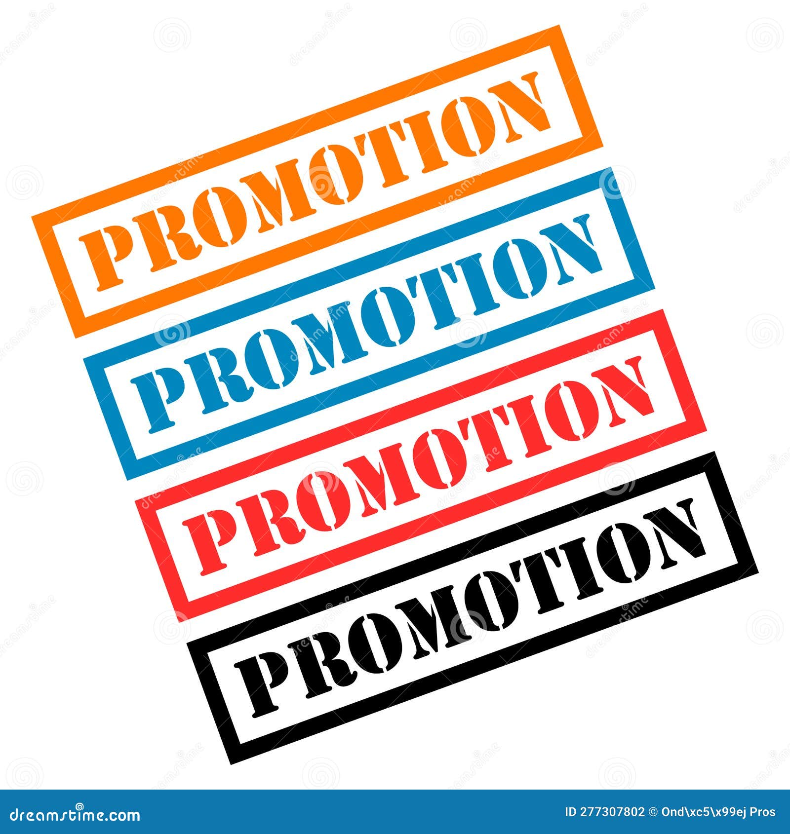 Set of Promotion Stamp Symbol, Label Sticker Sign Button, Text Banner ...