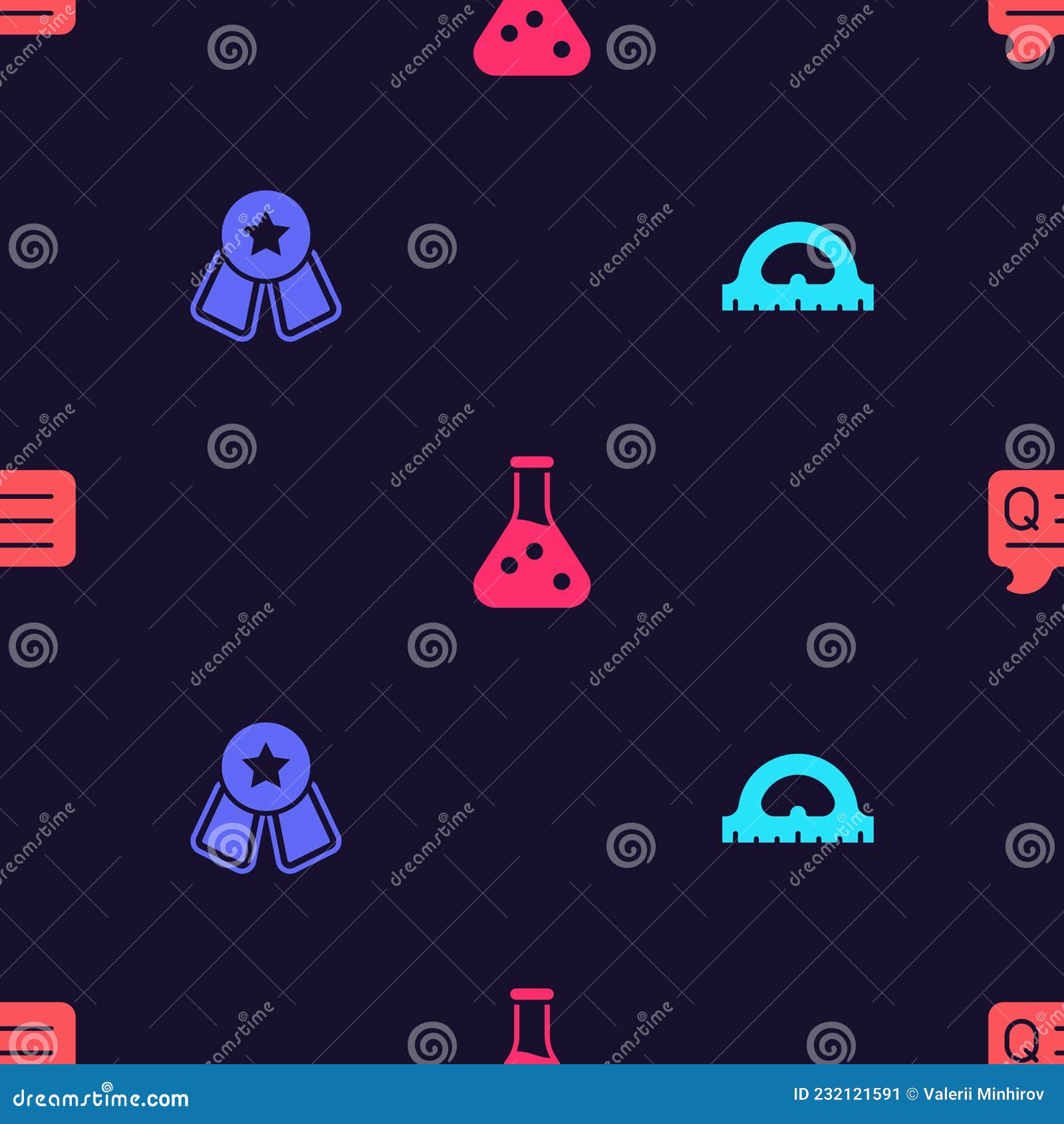 Set Protractor Grid, Medal with Star, Test Tube and Speech Bubbles ... Set Protractor Grid, Medal with Star, Test Tube and Speech Bubbles ...