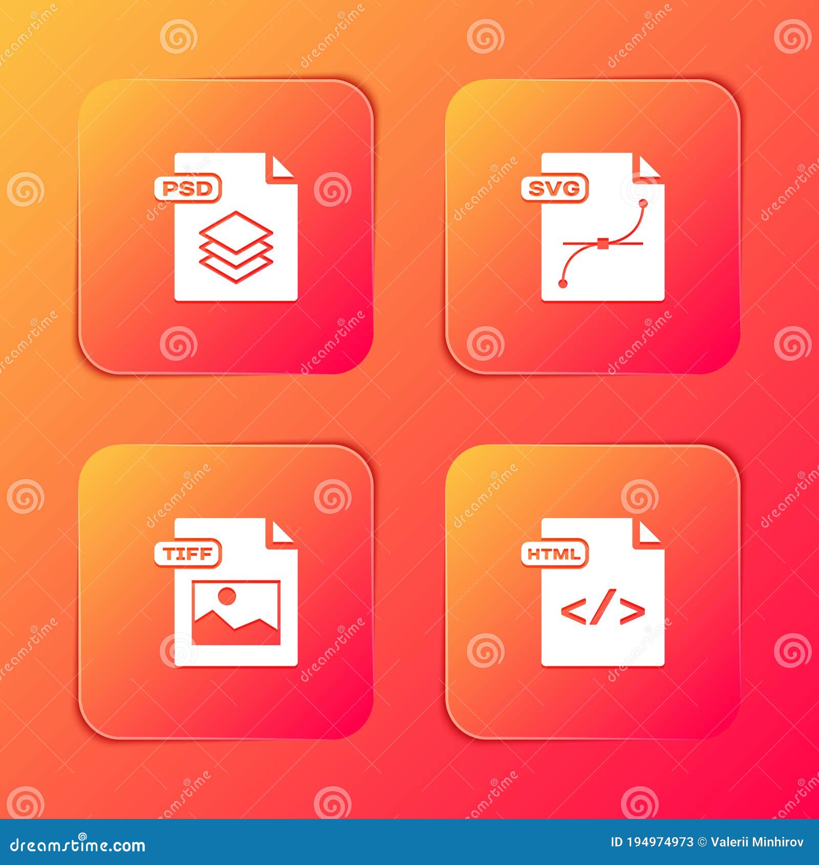 Set PSD File Document, SVG, TIFF and HTML Icon. Vector Editorial Stock ... Set PSD File Document, SVG, TIFF and HTML Icon. Vector Editorial Stock ...