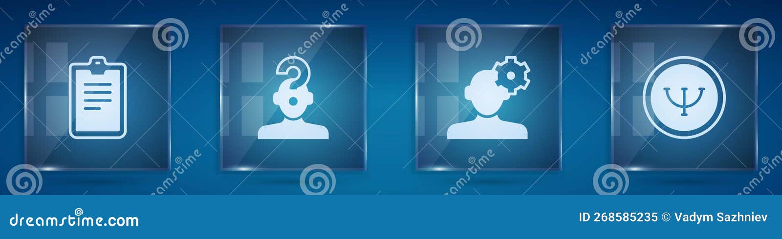 Set Psychological Test, Human with Question Mark, Solution Problem in ...