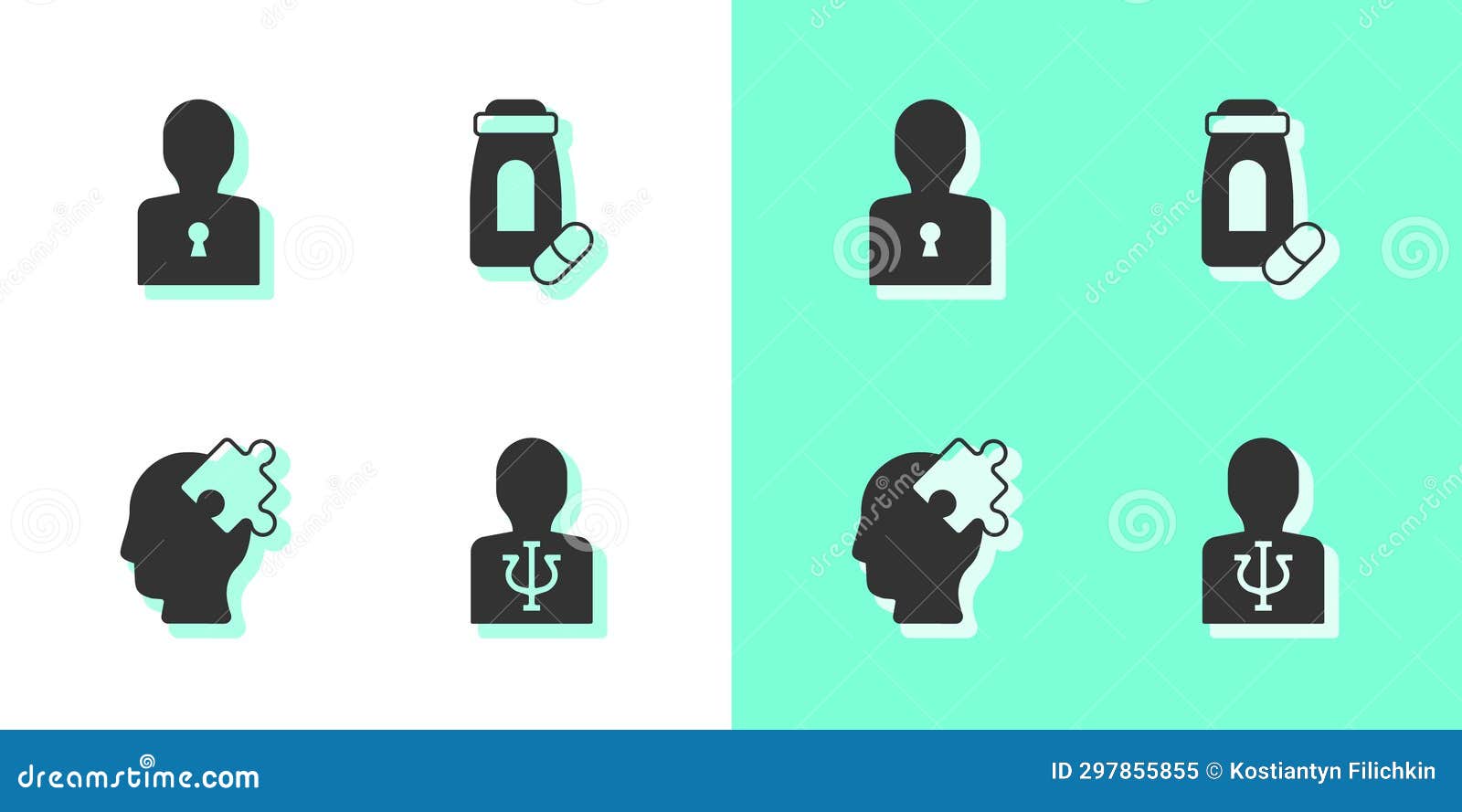 Set Psychology, Psi, Solution To the Problem, and Sedative Pills Icon ...