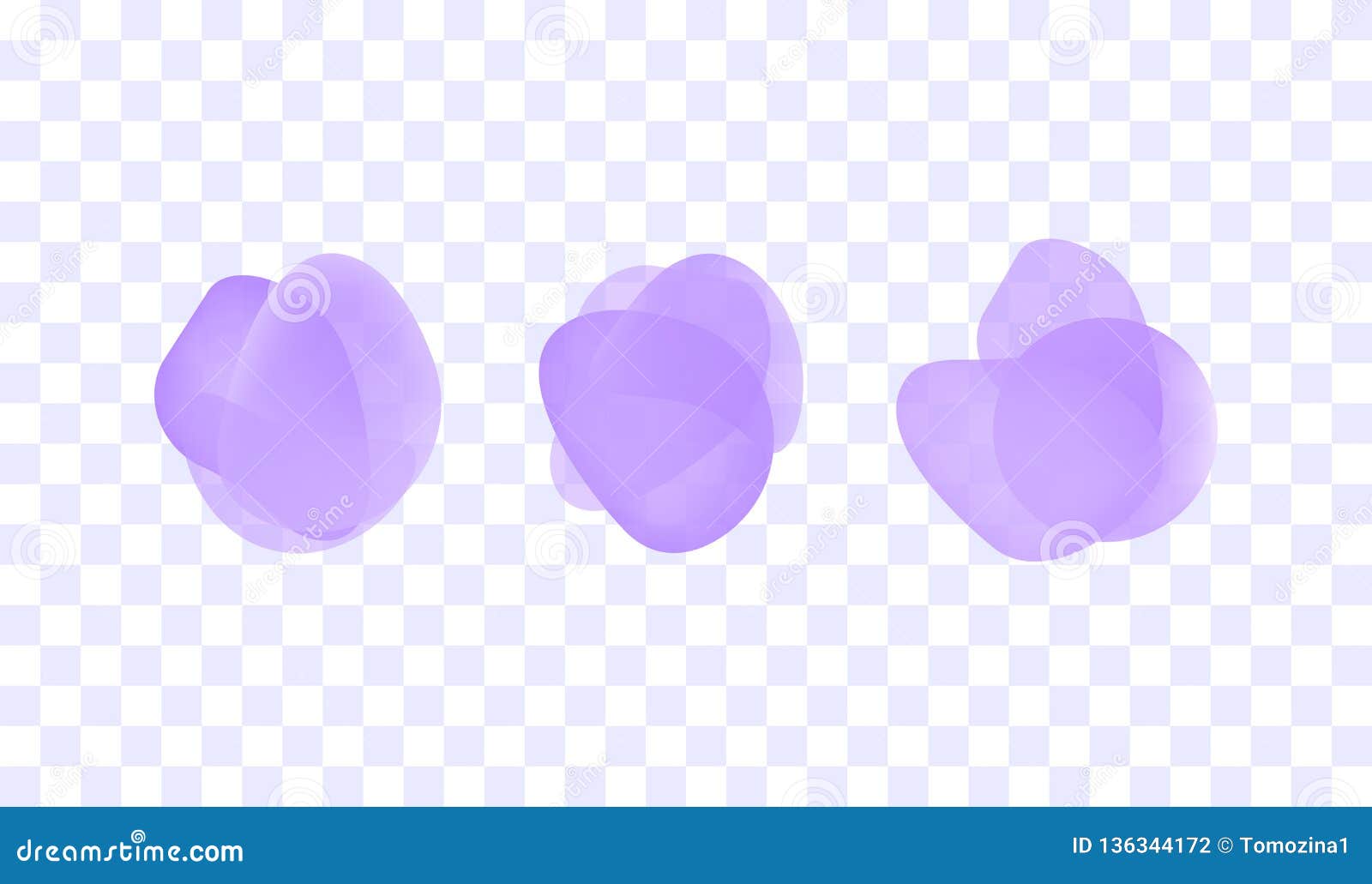 Set of purple elements stock vector. Illustration of creative - 136344172