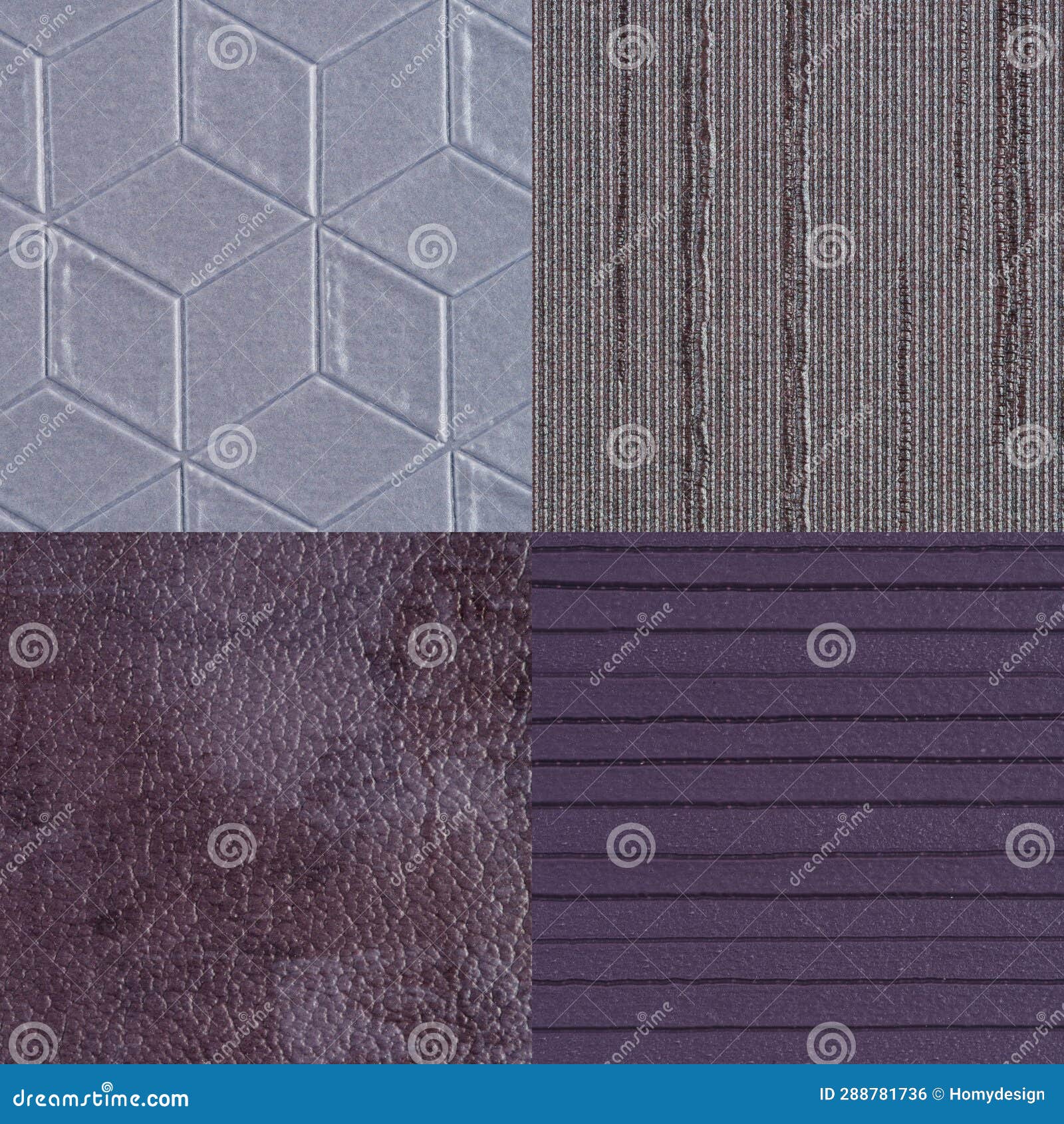 Set of Purple Vinyl Samples Stock Photo - Image of fiber, simplicity ...