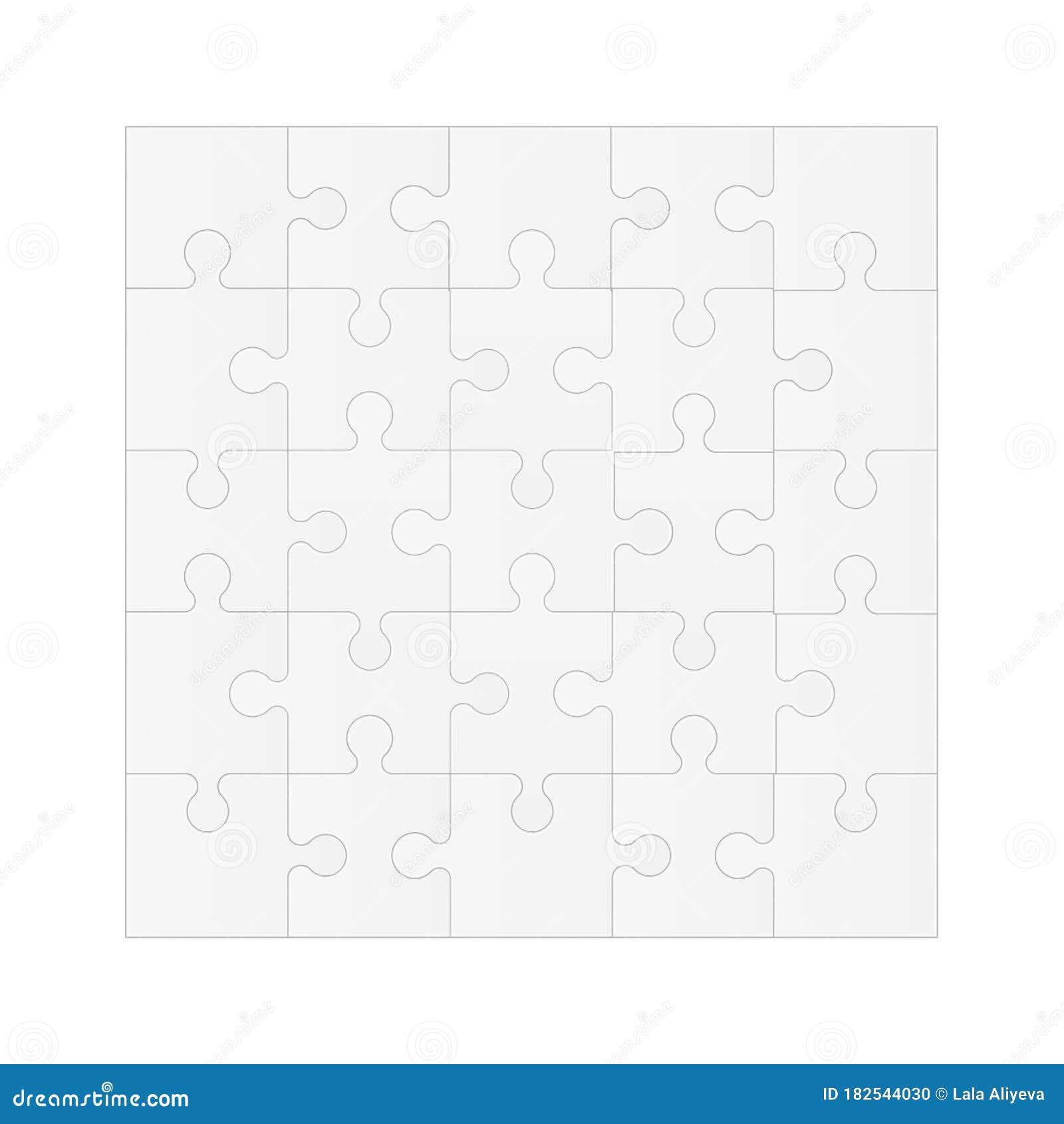 Set Puzzle Pieces. Texture Mosaic Background. Vector Stock Illustration ...