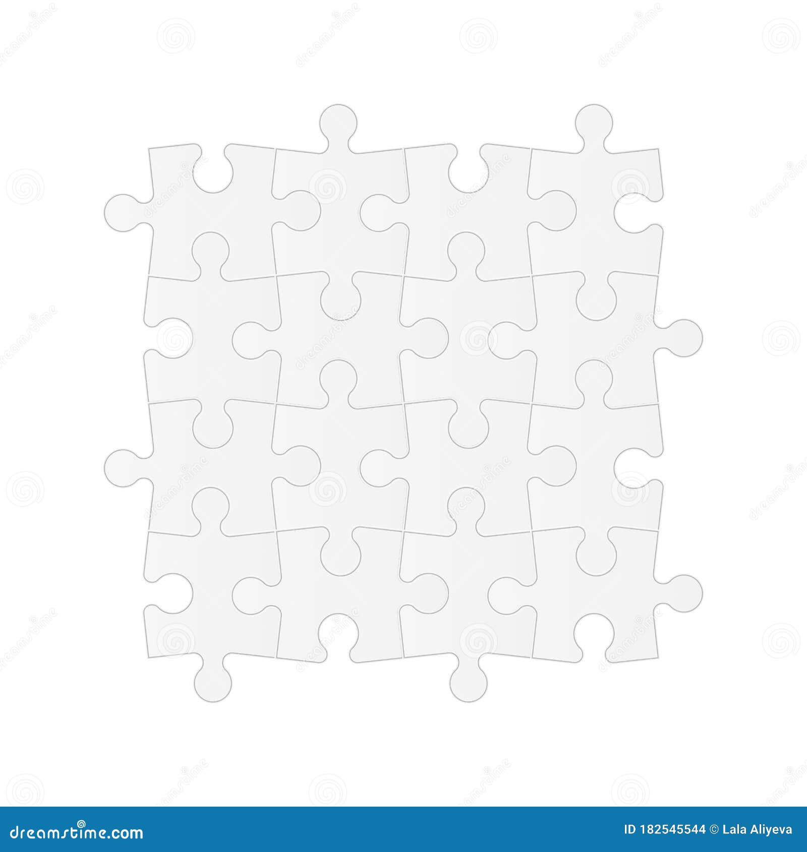 Set Puzzle Pieces. Texture Mosaic Background Stock Illustration ...