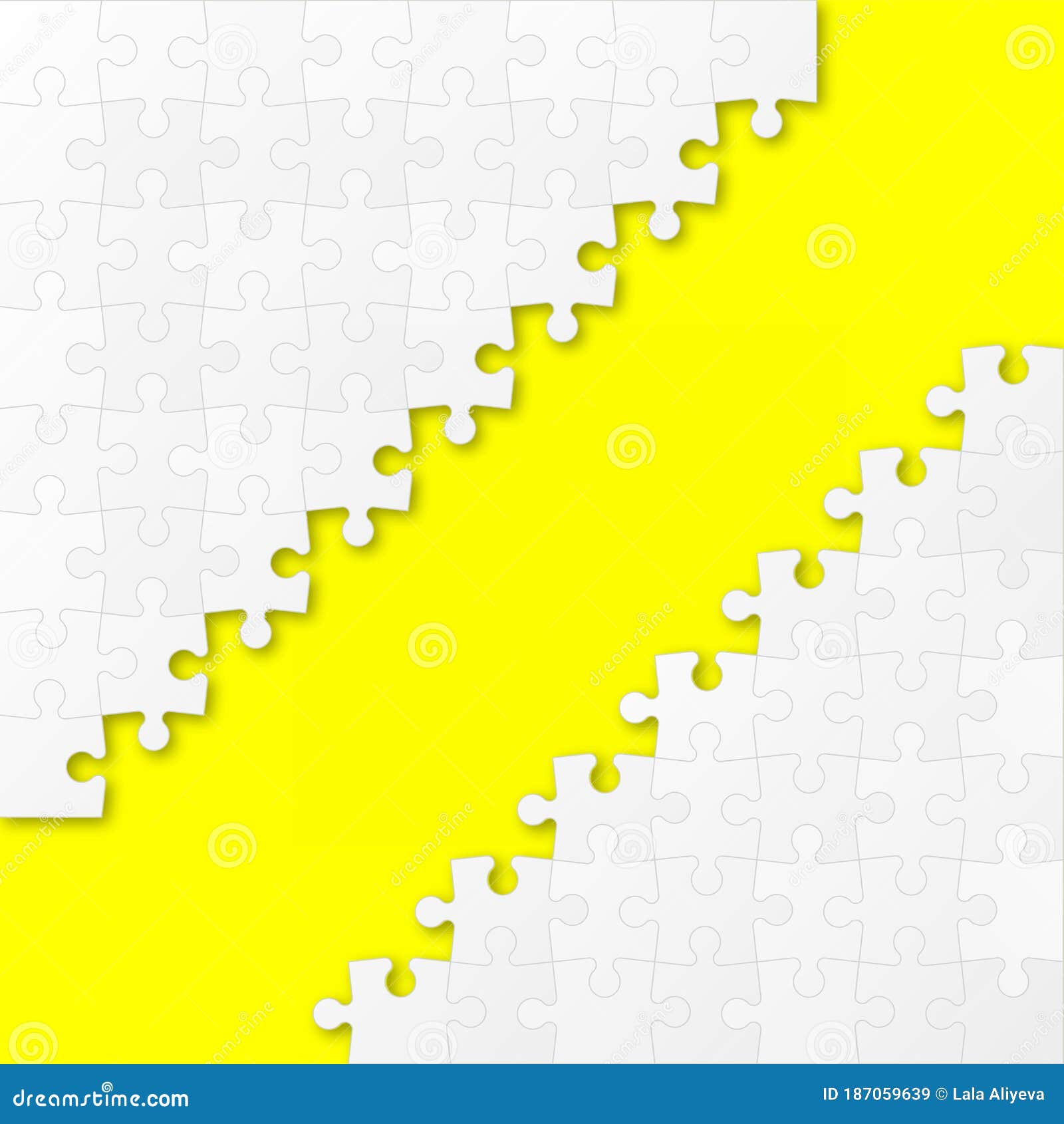 Set Puzzle Pieces. Texture Mosaic Background. Vector. Stock Vector ...