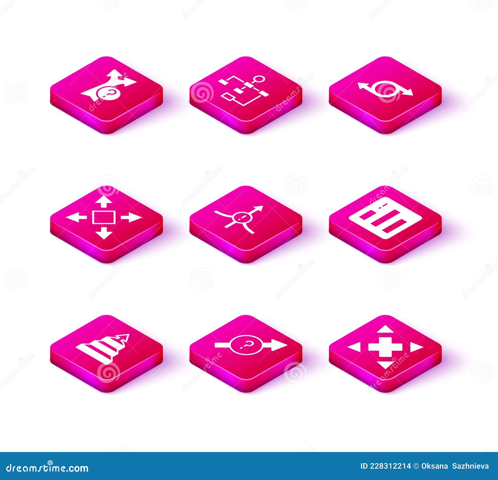 Set Pyramid Chart Infographics, Arrow, Many Ways Directional Arrow, Pie ...