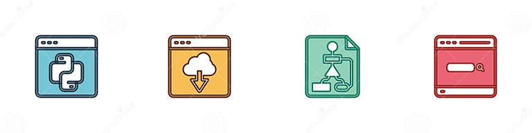 Set Python Programming Language, Cloud Technology Data Transfer ...