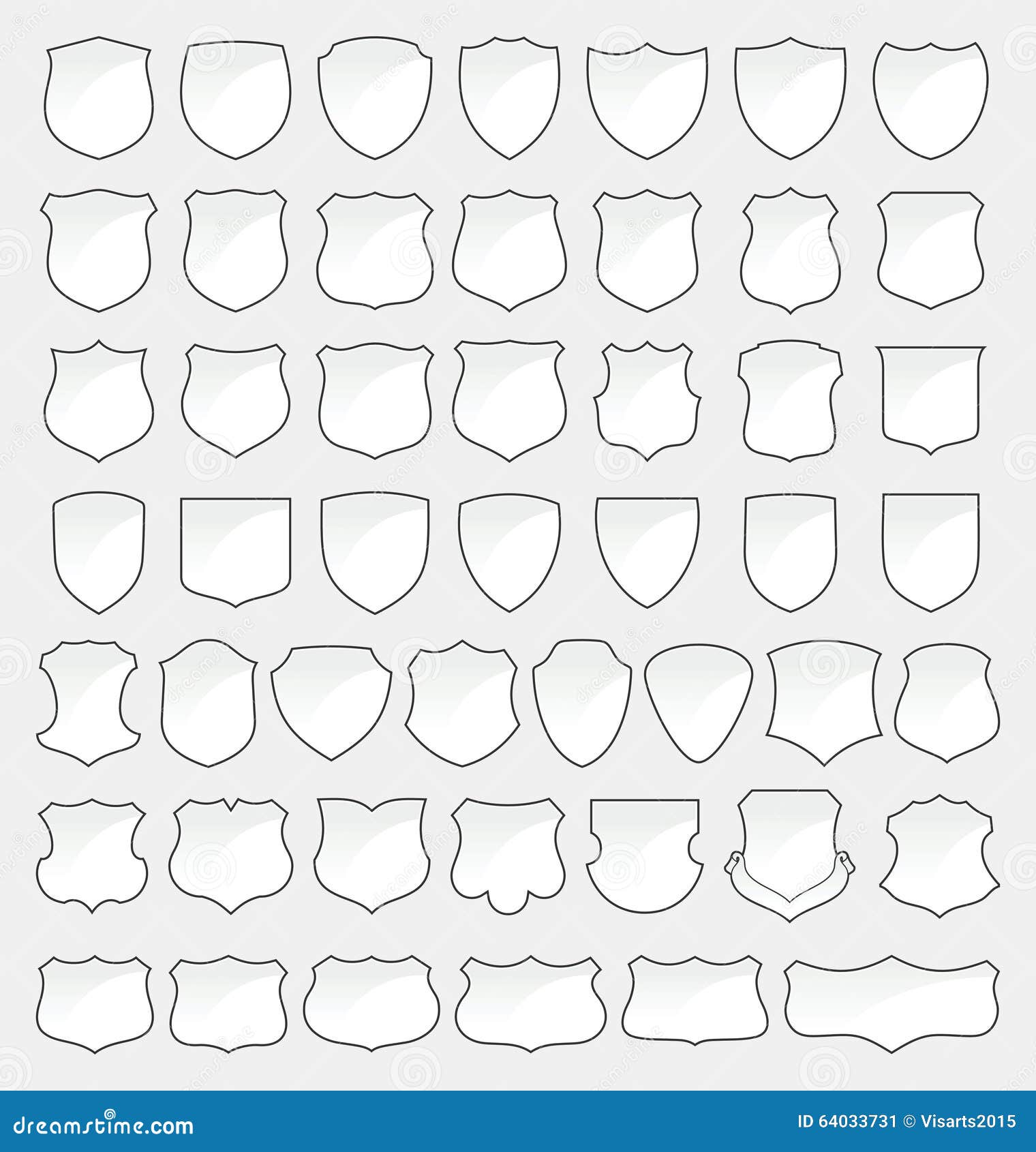 Simple Coat Of Arms Shapes