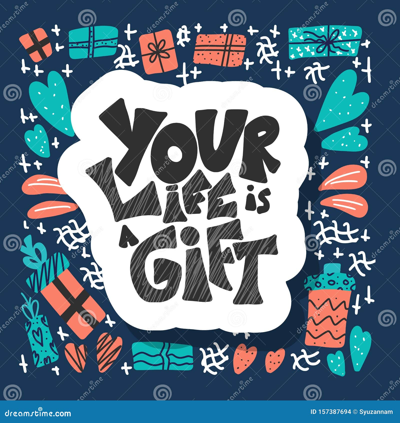 Set Of Motivational Quotes Isolated Vector Text Stock Vector