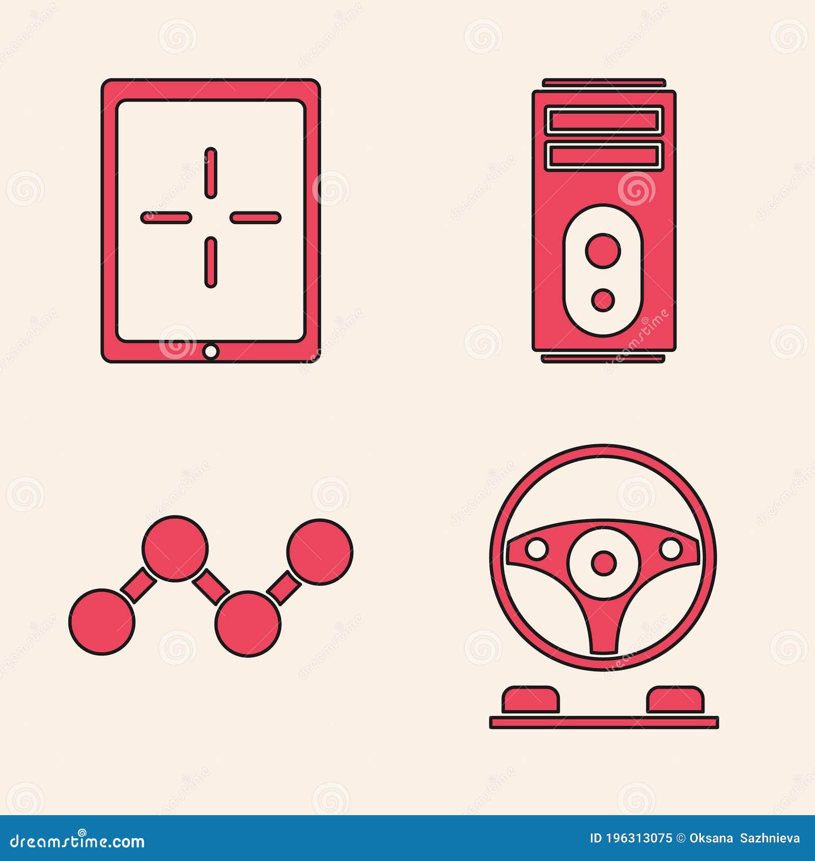 Set Racing Simulator Cockpit, Video Game Console And Create Account ...