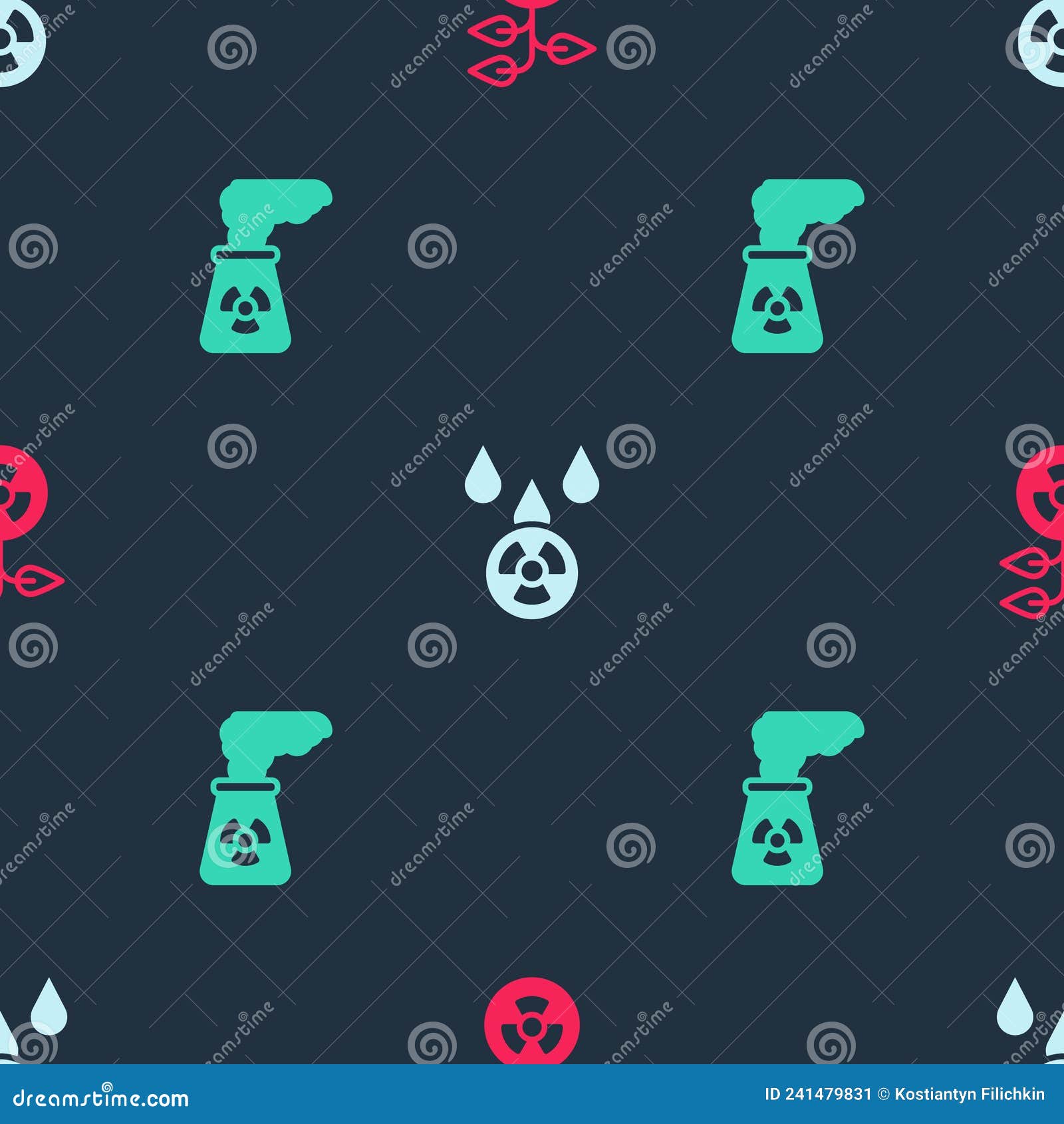Set Radioactive, Acid Rain and Radioactive Cloud and Nuclear Power ...