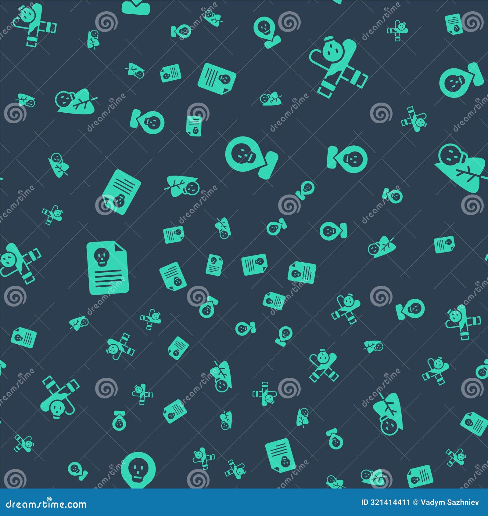 Set Radioactive in Location, Bottle with Potion, Radiation Warning ...