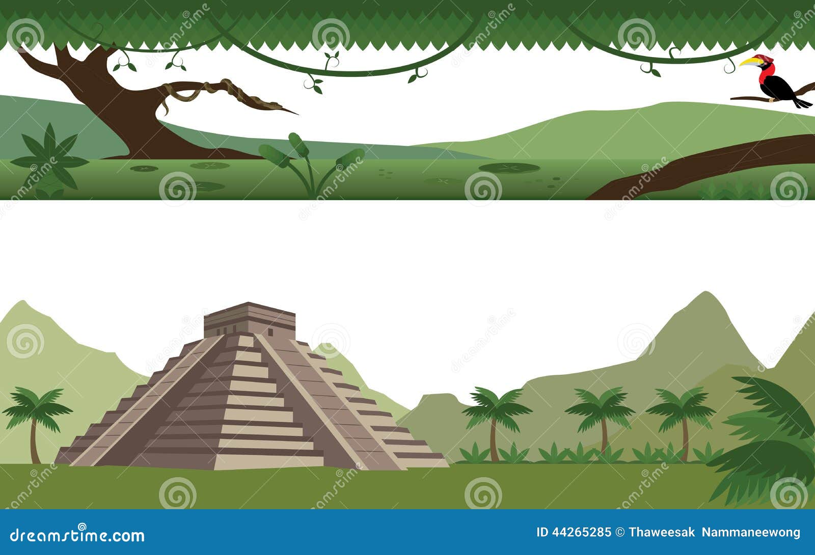 Aztec Forest Stock Illustrations – 874 Aztec Forest Stock Illustrations ...
