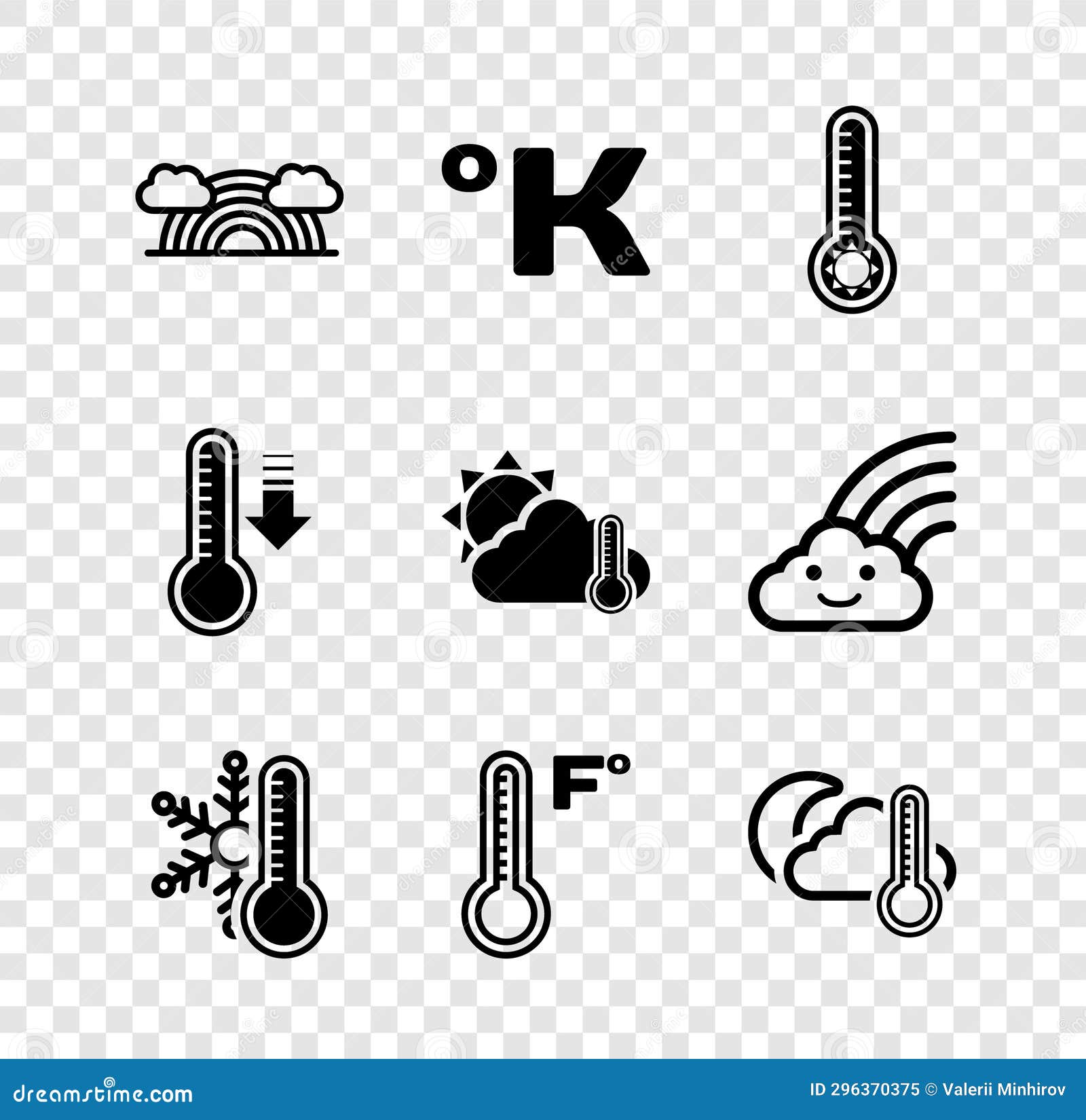 Thermometer And Snowflake, Temperature Logo, Air Conditioning Logo, Air ...