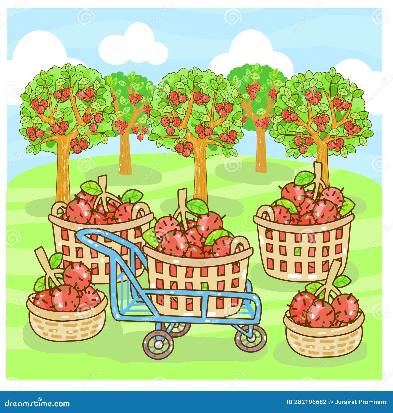 Rambutan Tree Drawing