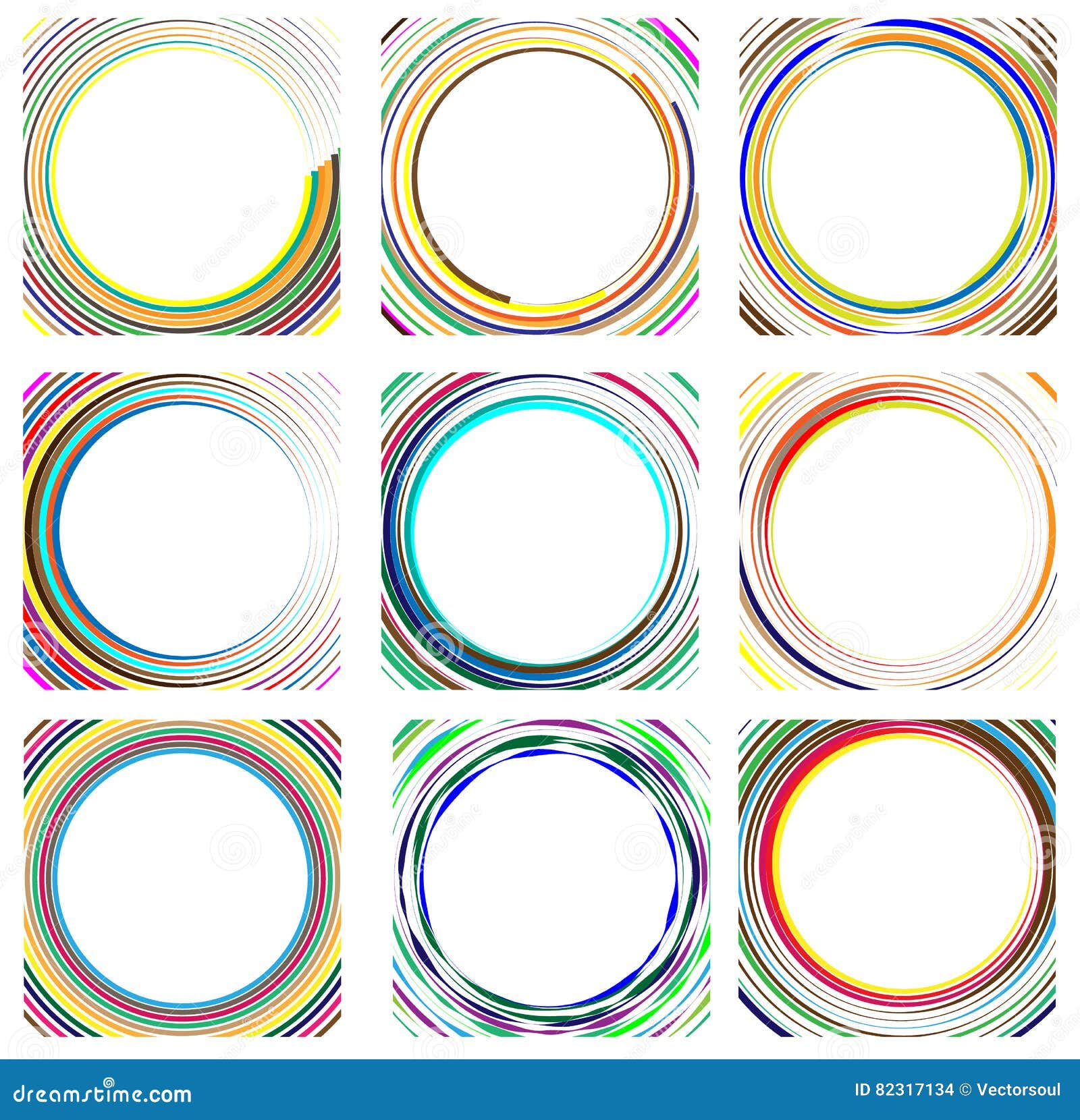 Set of Random Circle Elements. Concentric Circles, Concentric Ri Stock ... Set of Random Circle Elements. Concentric Circles, Concentric Ri Stock ...