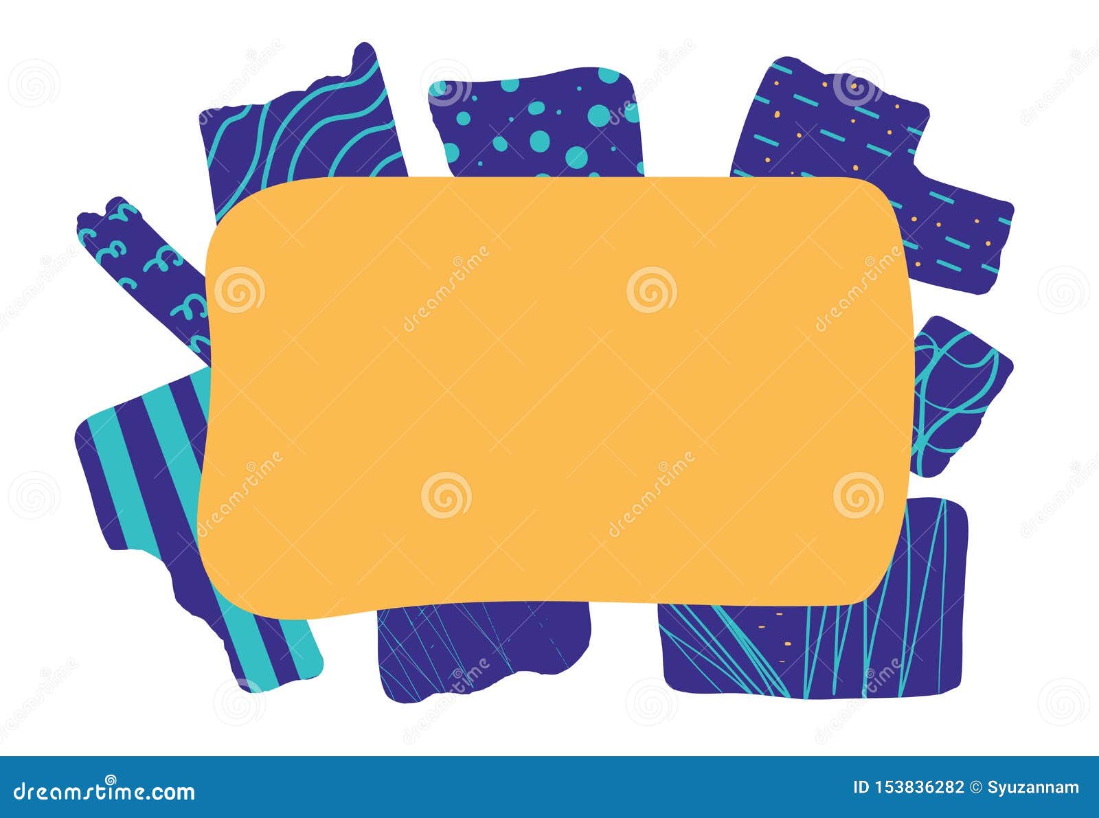Set of Random Design Elements. Vector Collection. Stock Vector ...