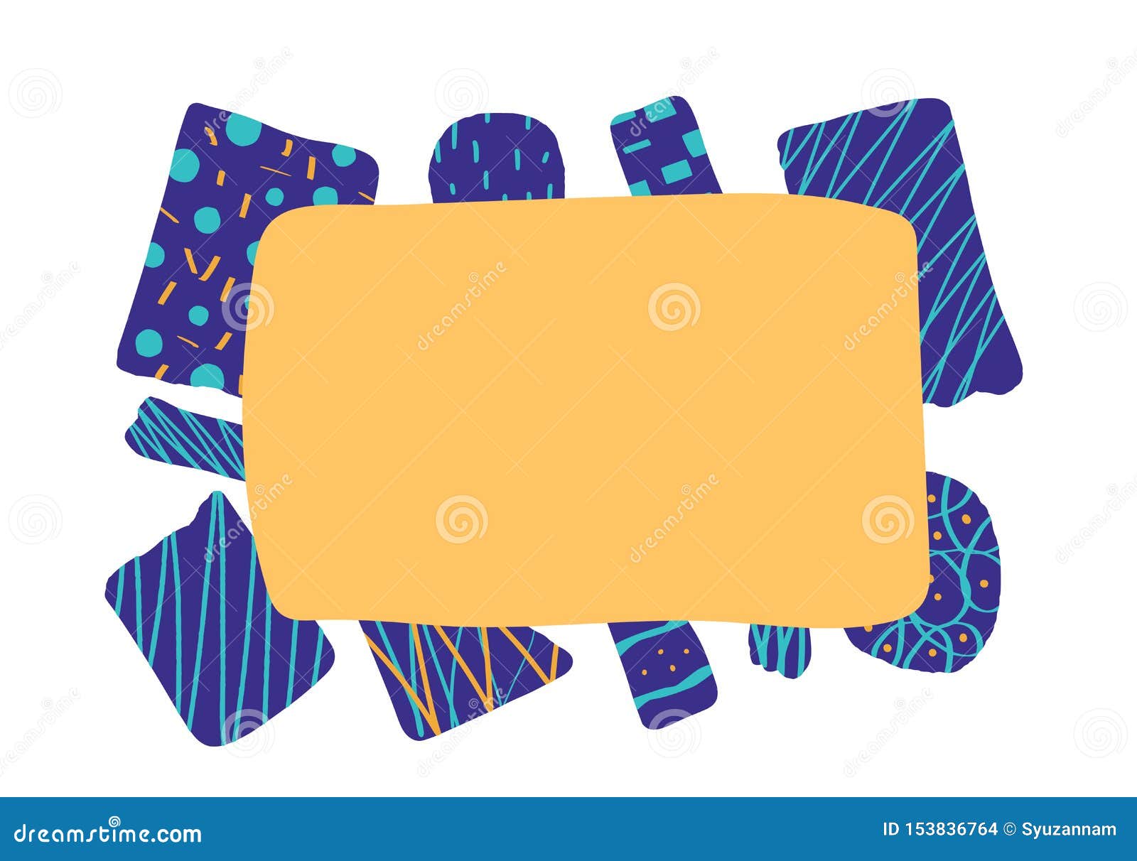 Set of Random Design Elements. Vector Collection. Stock Vector ...