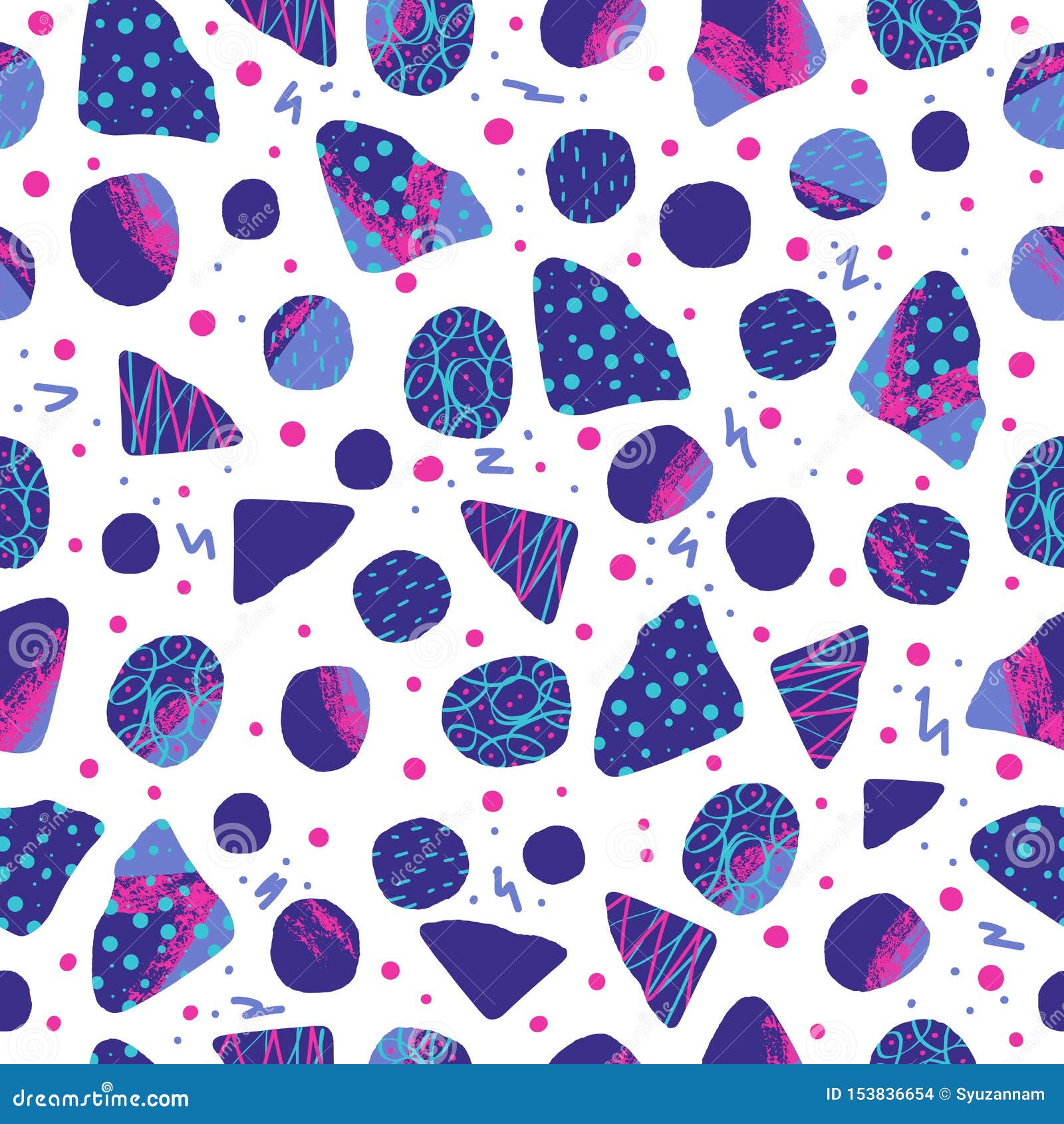 Set of Random Design Elements. Vector Collection. Stock Vector ...