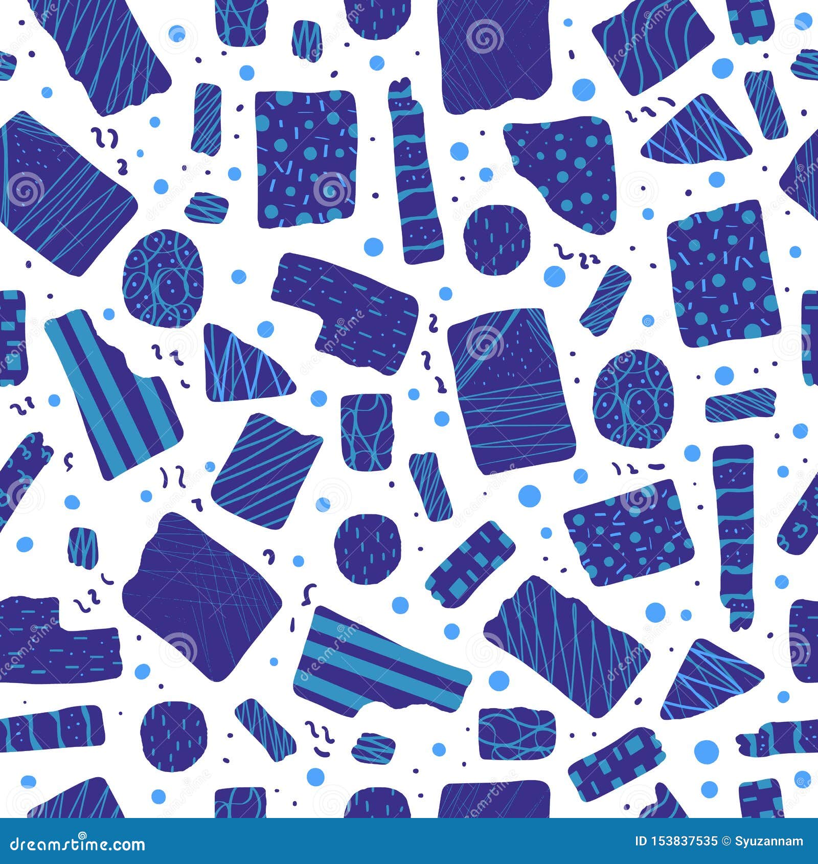 Set of Random Design Elements. Vector Collection. Stock Vector ...