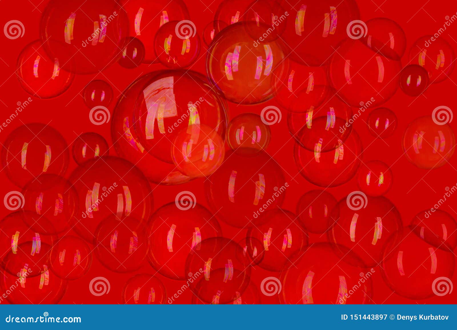 Red soap bubbles stock image. Image of composition, pattern - 151443897