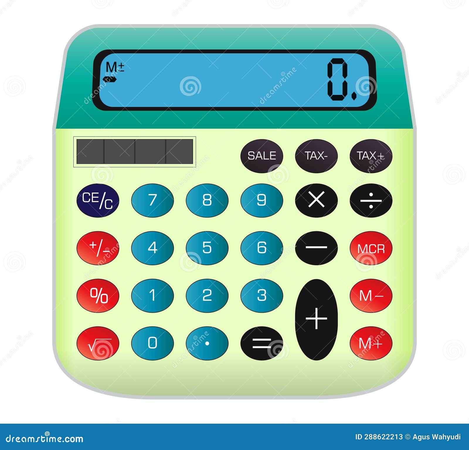 Set of Realistic Calculator Business Accounting Isolated or Calculator ...