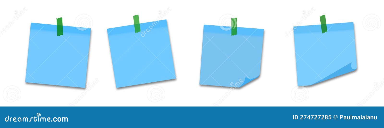 Sticks Note Paper On Background Vector Illustration | CartoonDealer.com ...