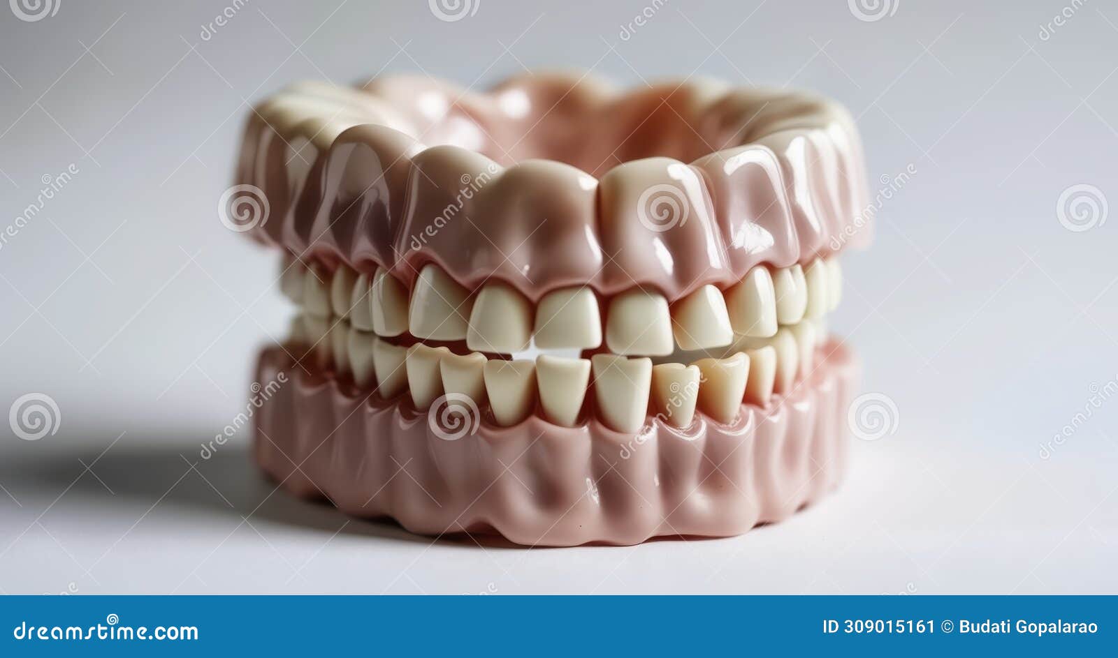 A Set of Realistic Dentures, Perfect for a Lifelike Dental Display ...