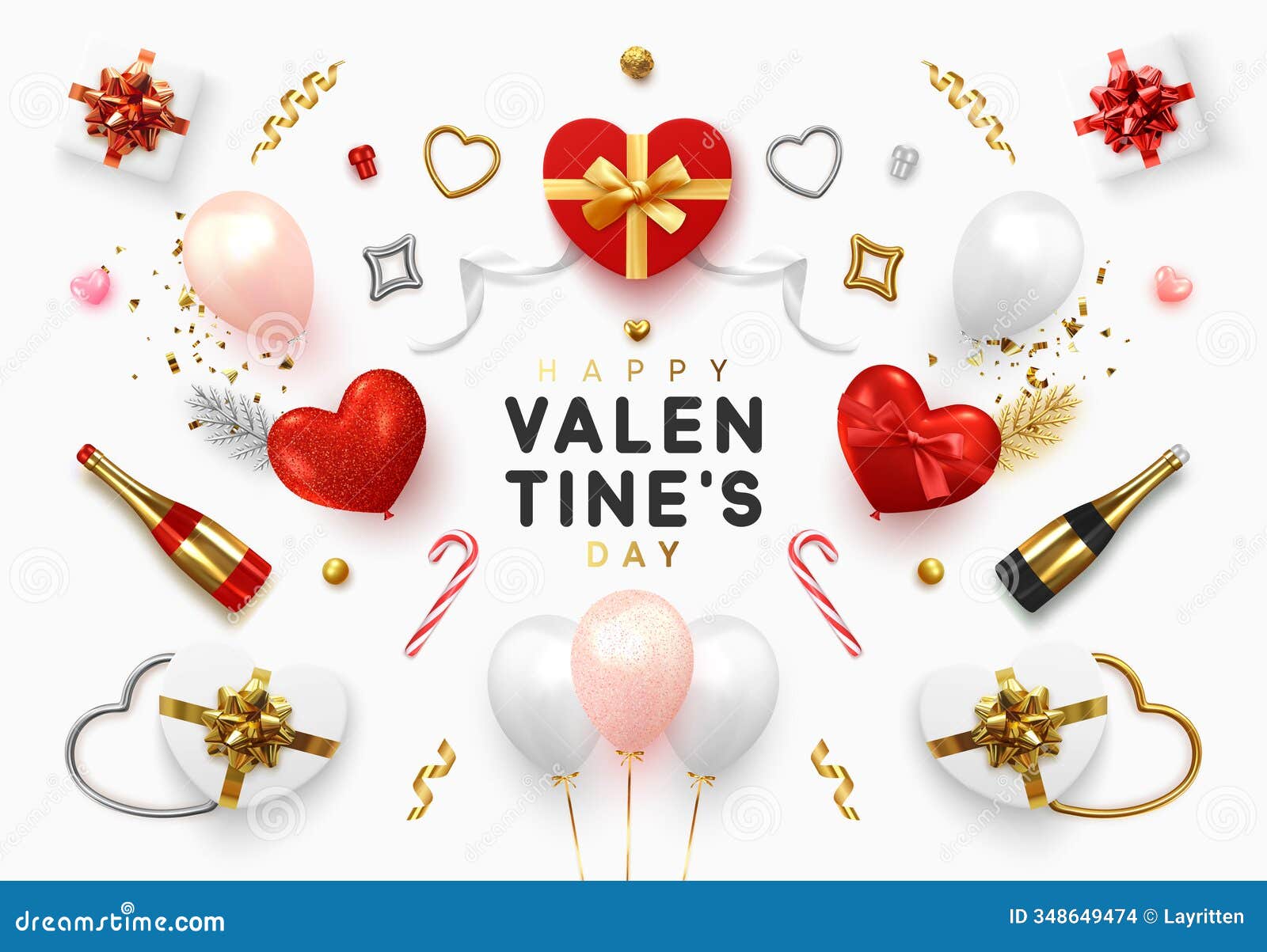 3d Realistic Objects Popcorn, Camera, Glasses, Tickets And Clapperboard ...