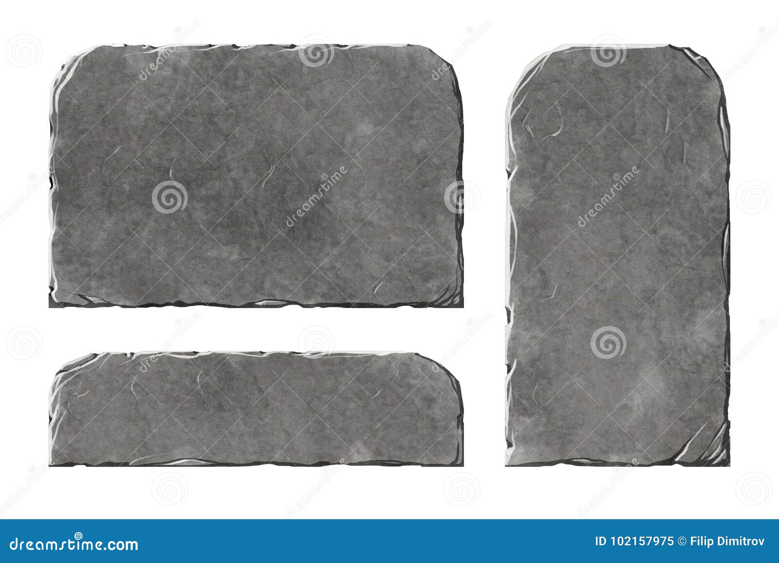 Set of Realistic Stone Elements Stock Illustration - Illustration of ... Set of Realistic Stone Elements Stock Illustration - Illustration of ...