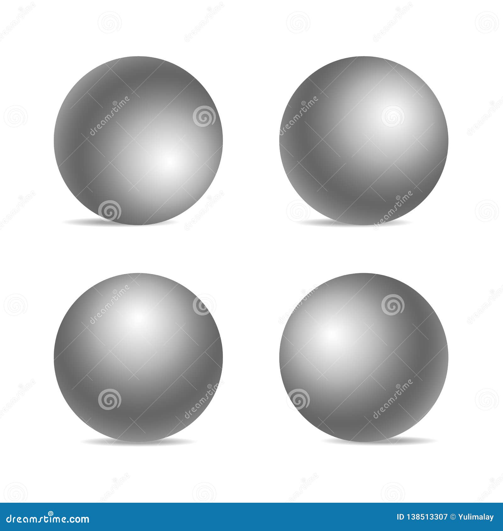 Realistic sphere isolated stock vector. Illustration of shadow - 138513307