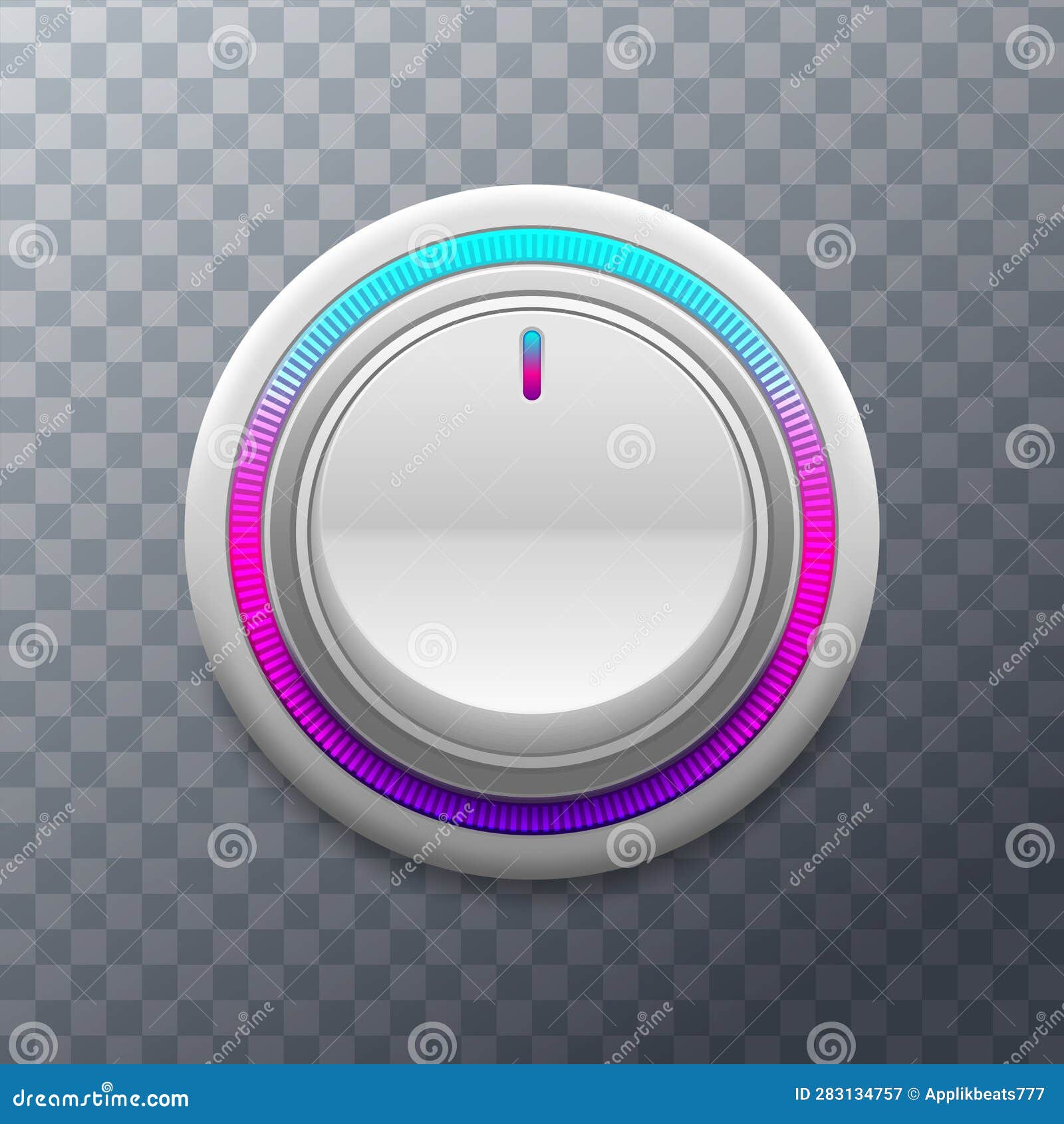 Set Of Realistic Toggle Switches In On And Off Positions Cartoon Vector ...