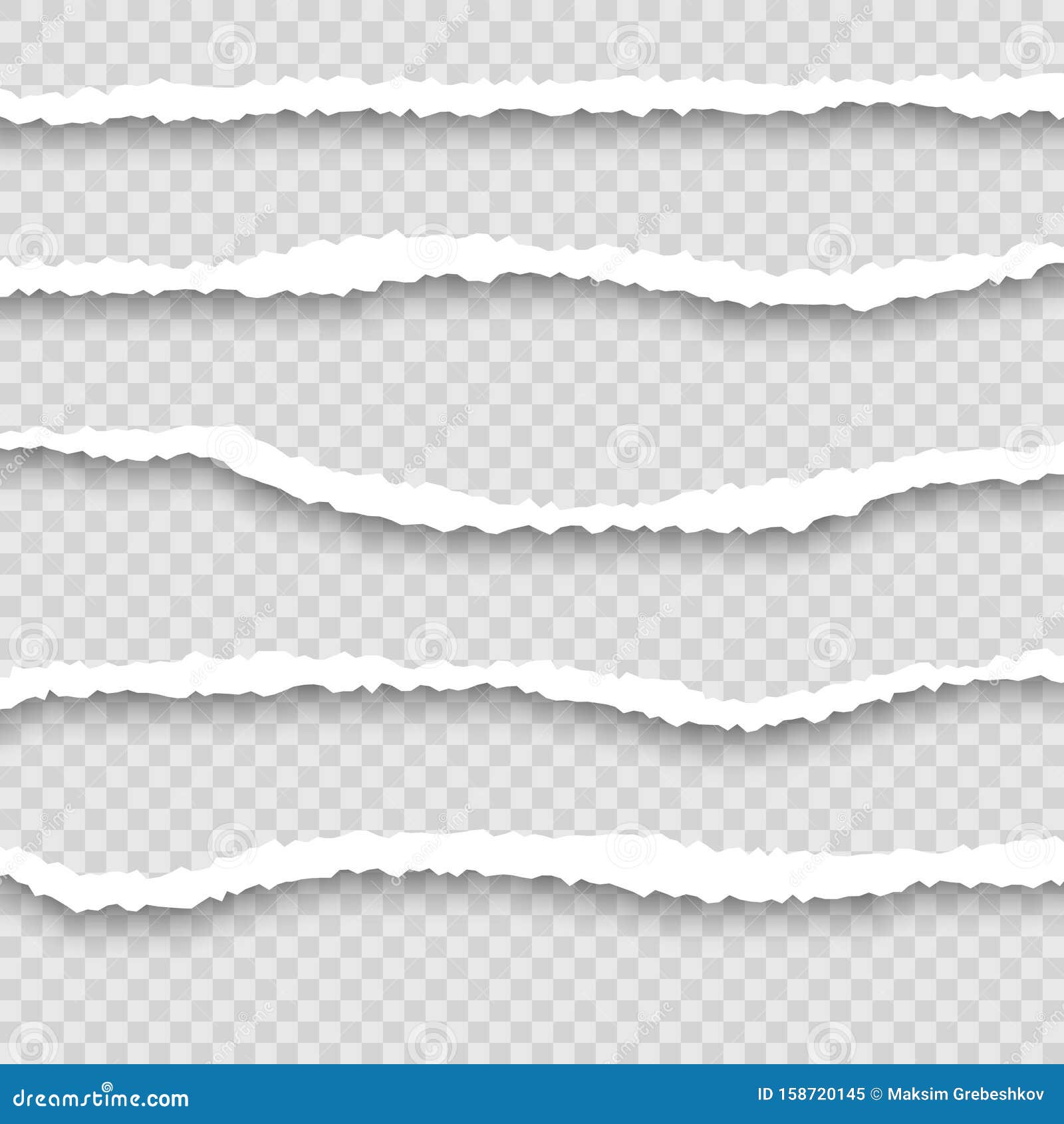 Set of Realistic Vector Torn Paper Stock Illustration - Illustration of ... Set of Realistic Vector Torn Paper Stock Illustration - Illustration of ...