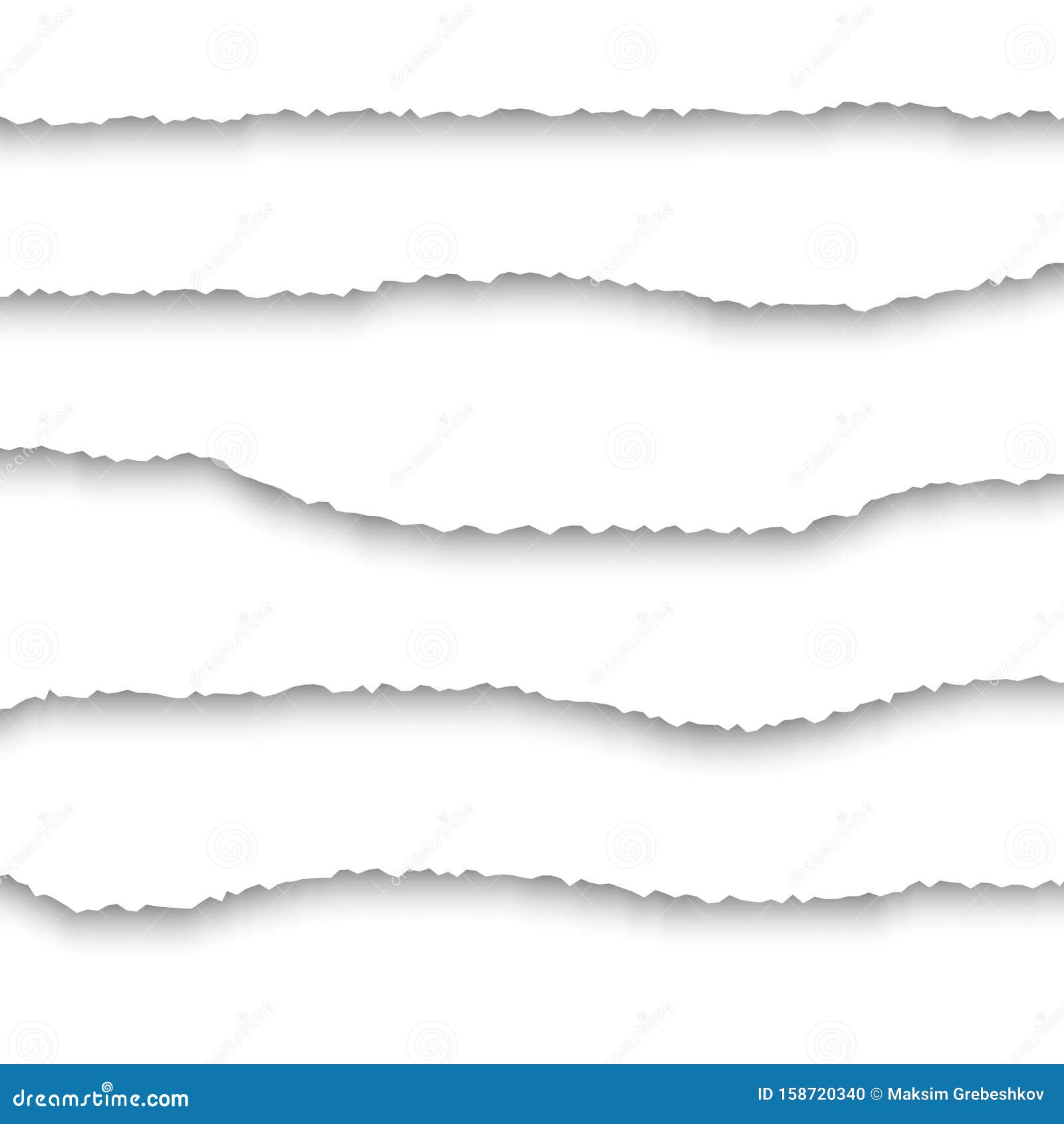 Set of Realistic Vector Torn Paper Stock Illustration - Illustration of ... Set of Realistic Vector Torn Paper Stock Illustration - Illustration of ...