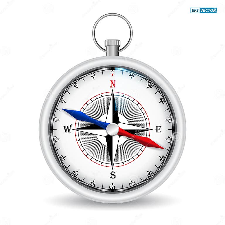 Set of Realistic Wind Compass Marine Isolated. Eps Vector.. Stock ...