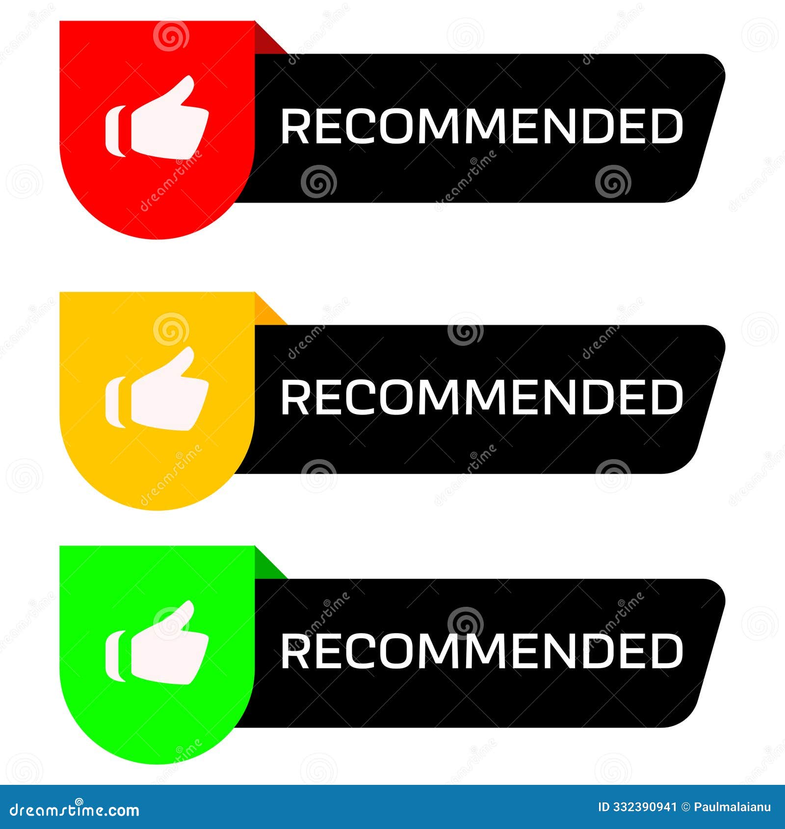 Recommend Icon. Neon Label Recommended On Dark Blue Background. Neon ...