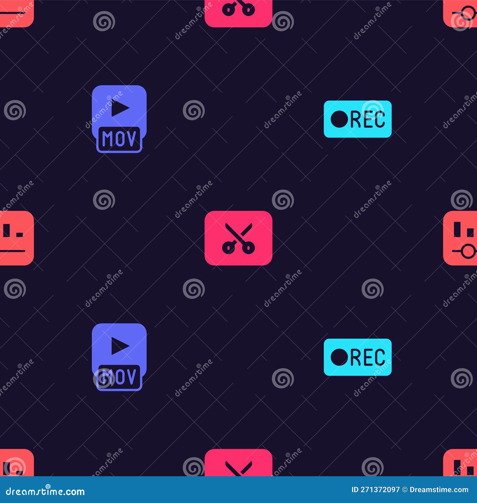 Set Record Button, MOV File, Music Video Editing and Equalizer on ...