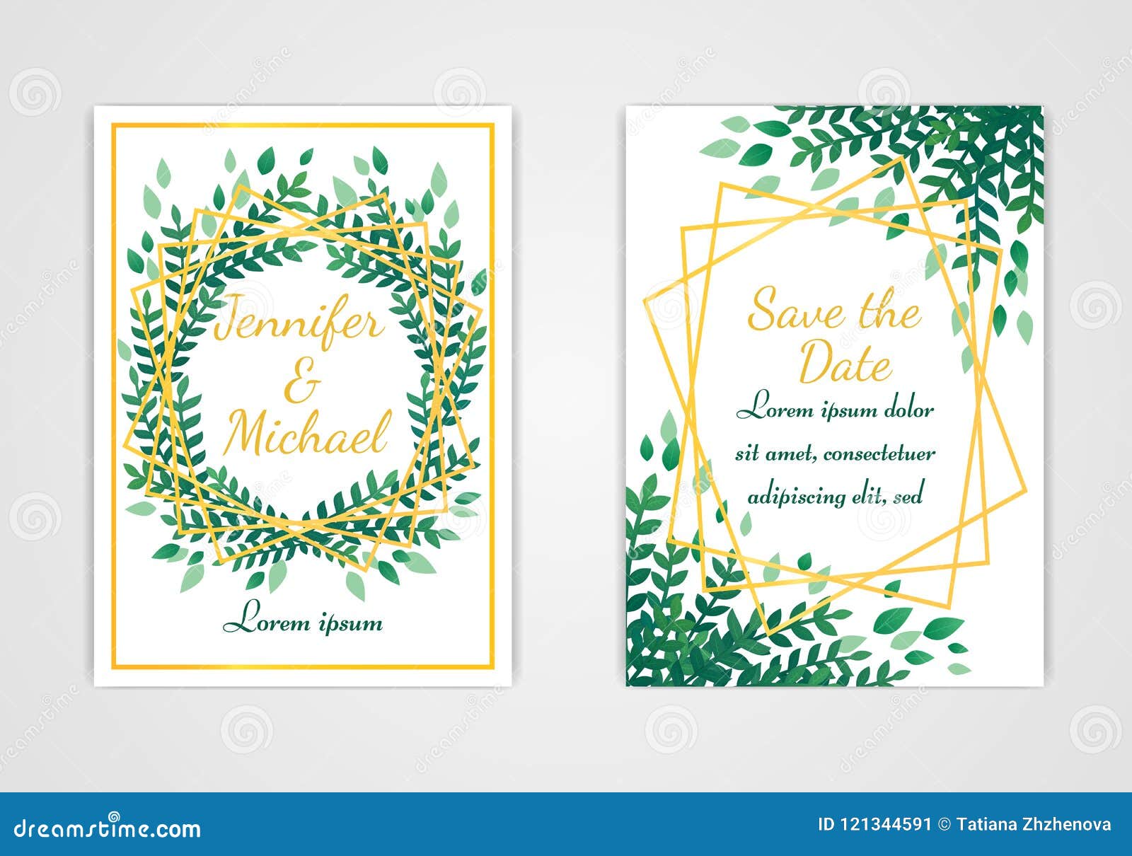 Rectangular Invitations