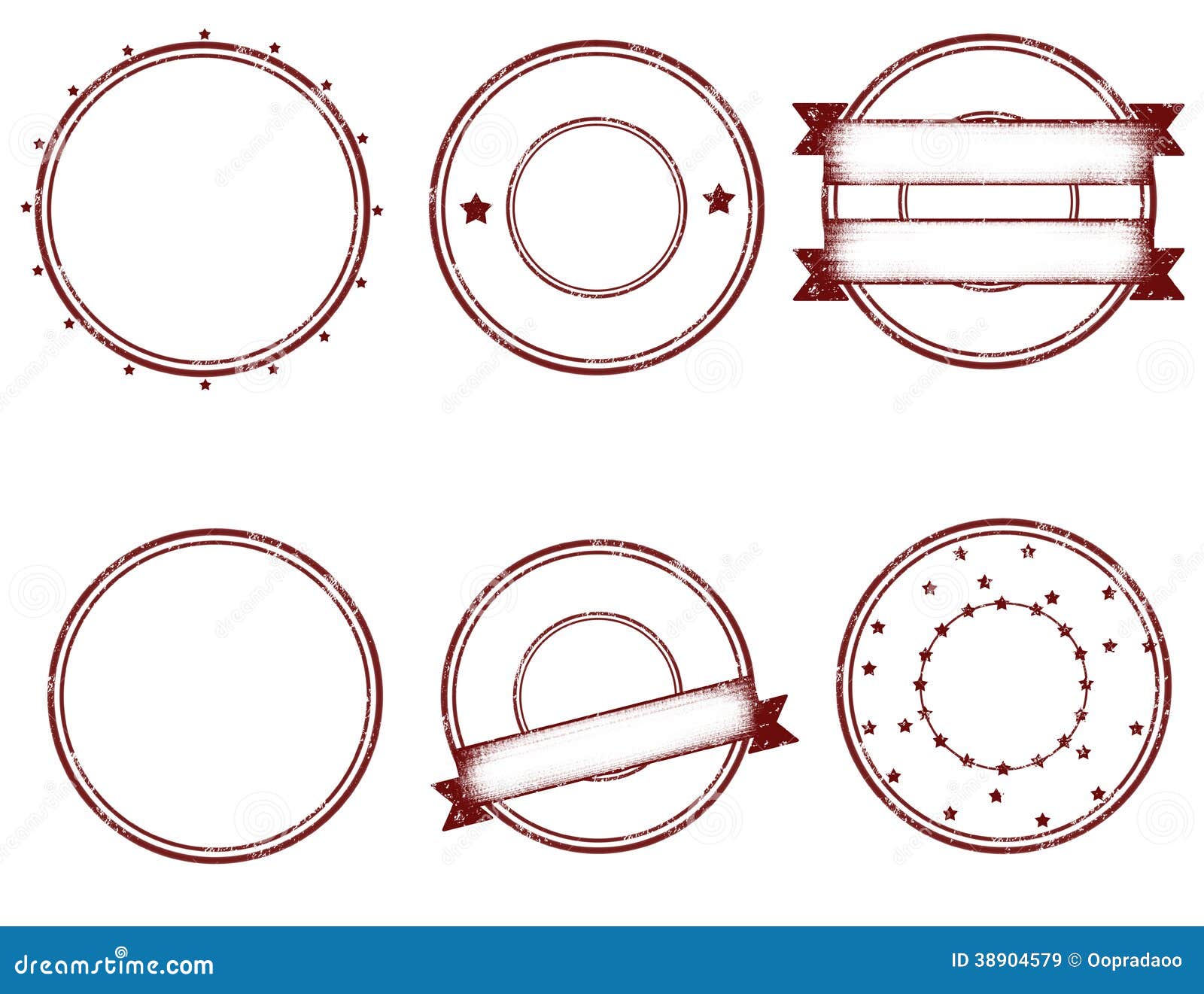 Set red empty stamps stock illustration. Illustration of quality - 38904579