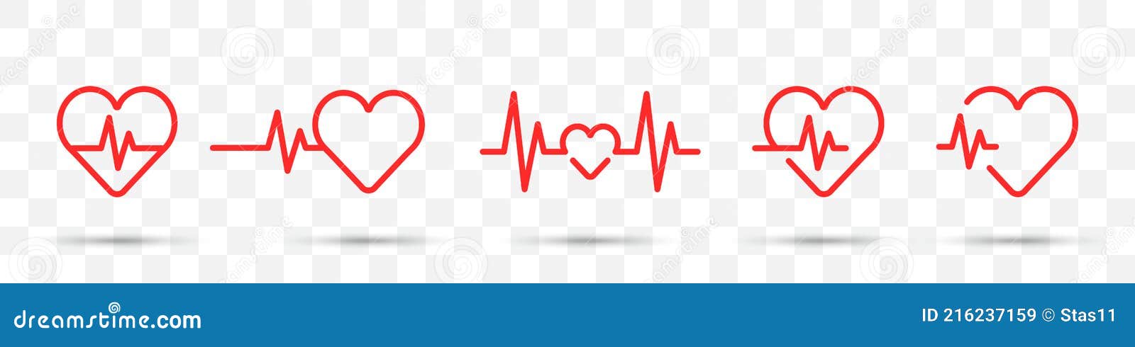 Heartbeat Transparent Background Stock Illustrations – 593 Heartbeat ...