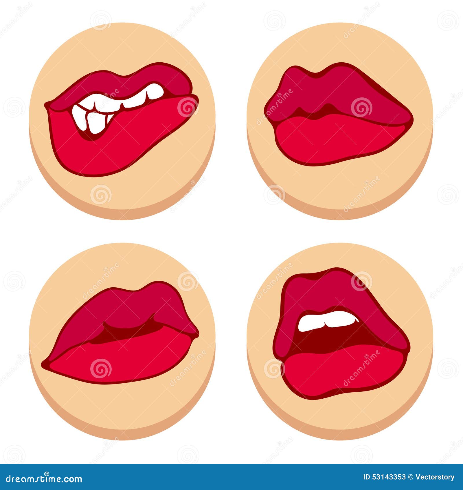 Lips - Flat Stylized Logo. Cosmetology - Lip Tattooing. Beauty Services ...